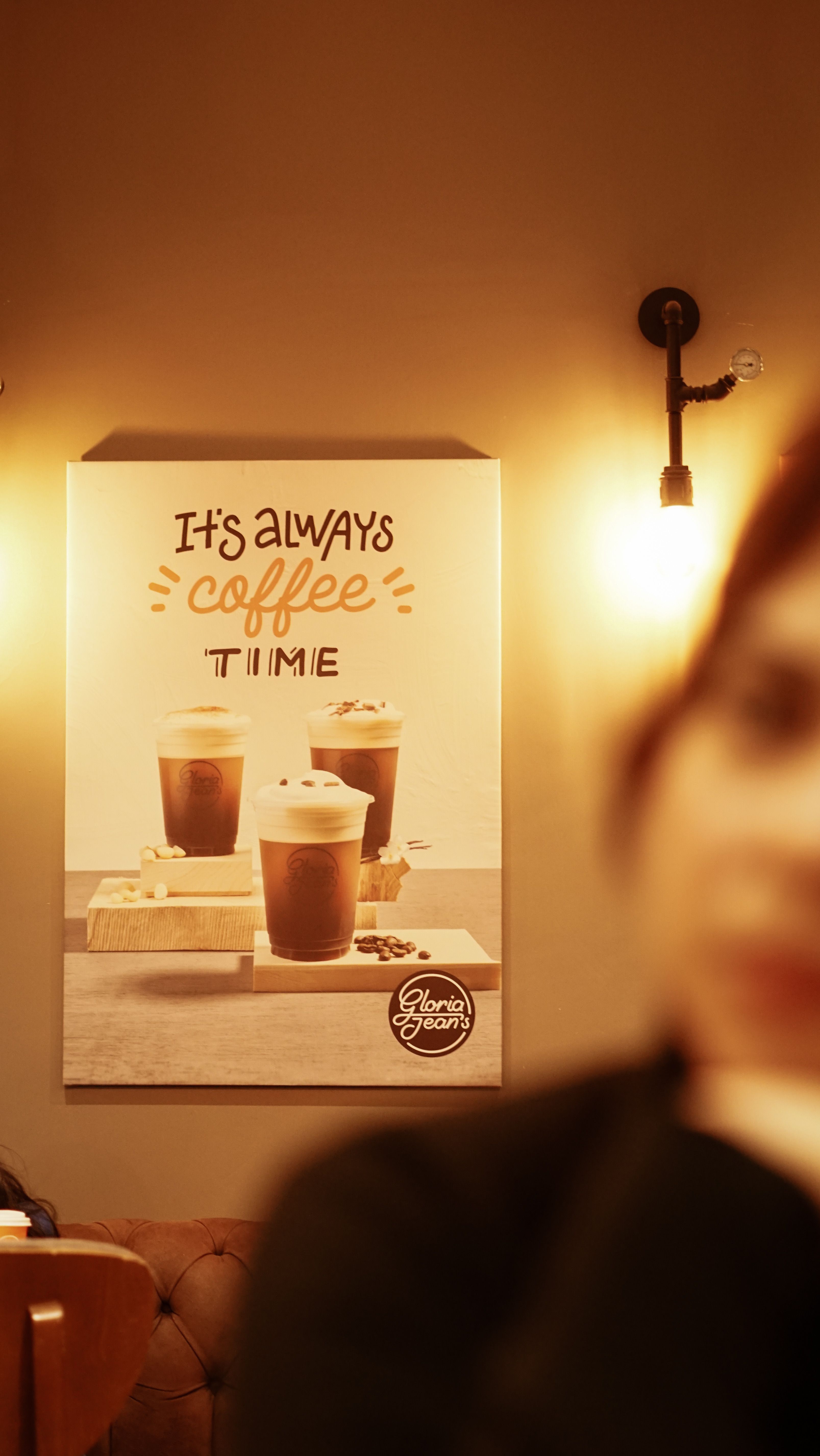 Coffee Poster in a Cafe · Free Stock Photo