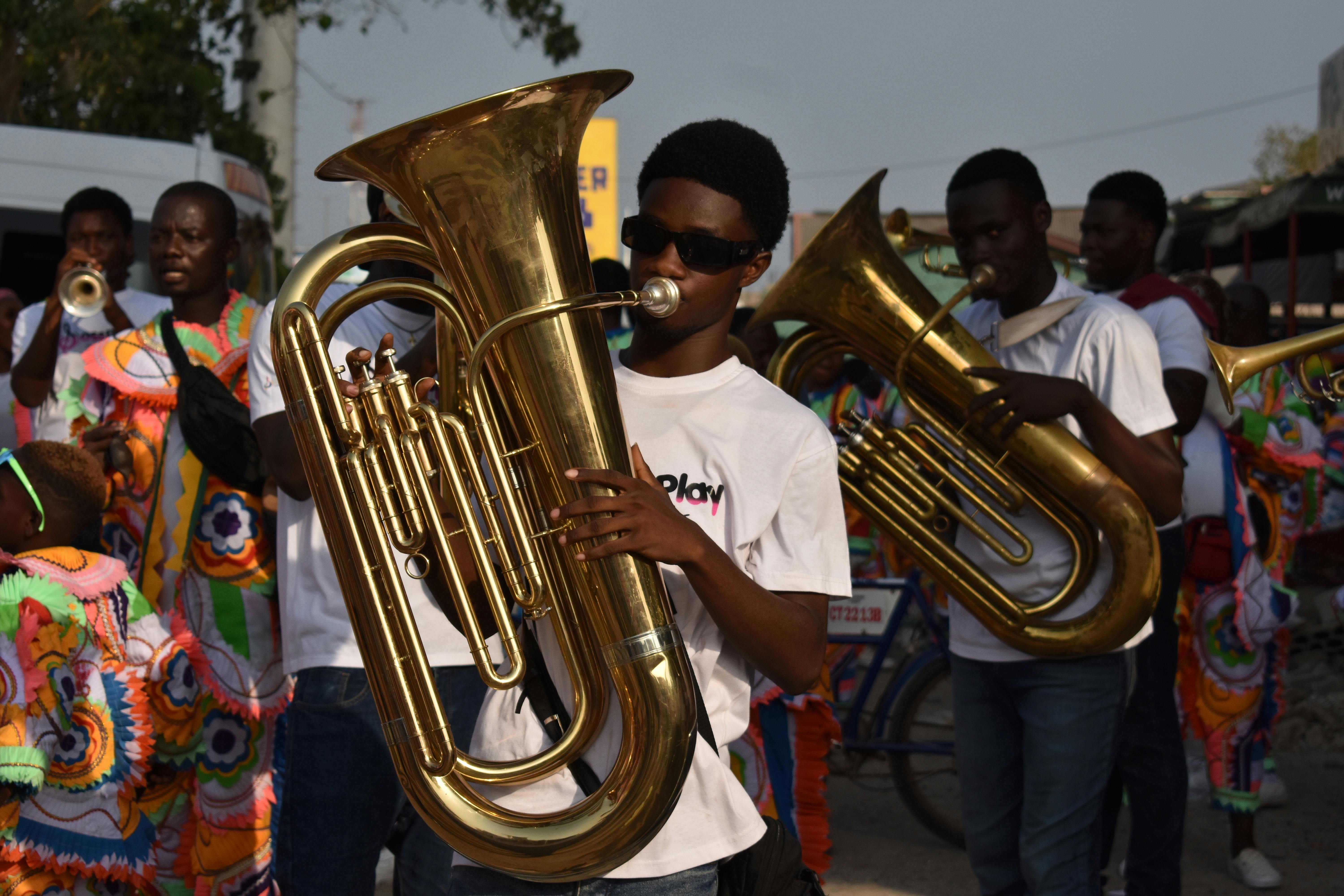 Men Playing Trombones · Free Stock Photo