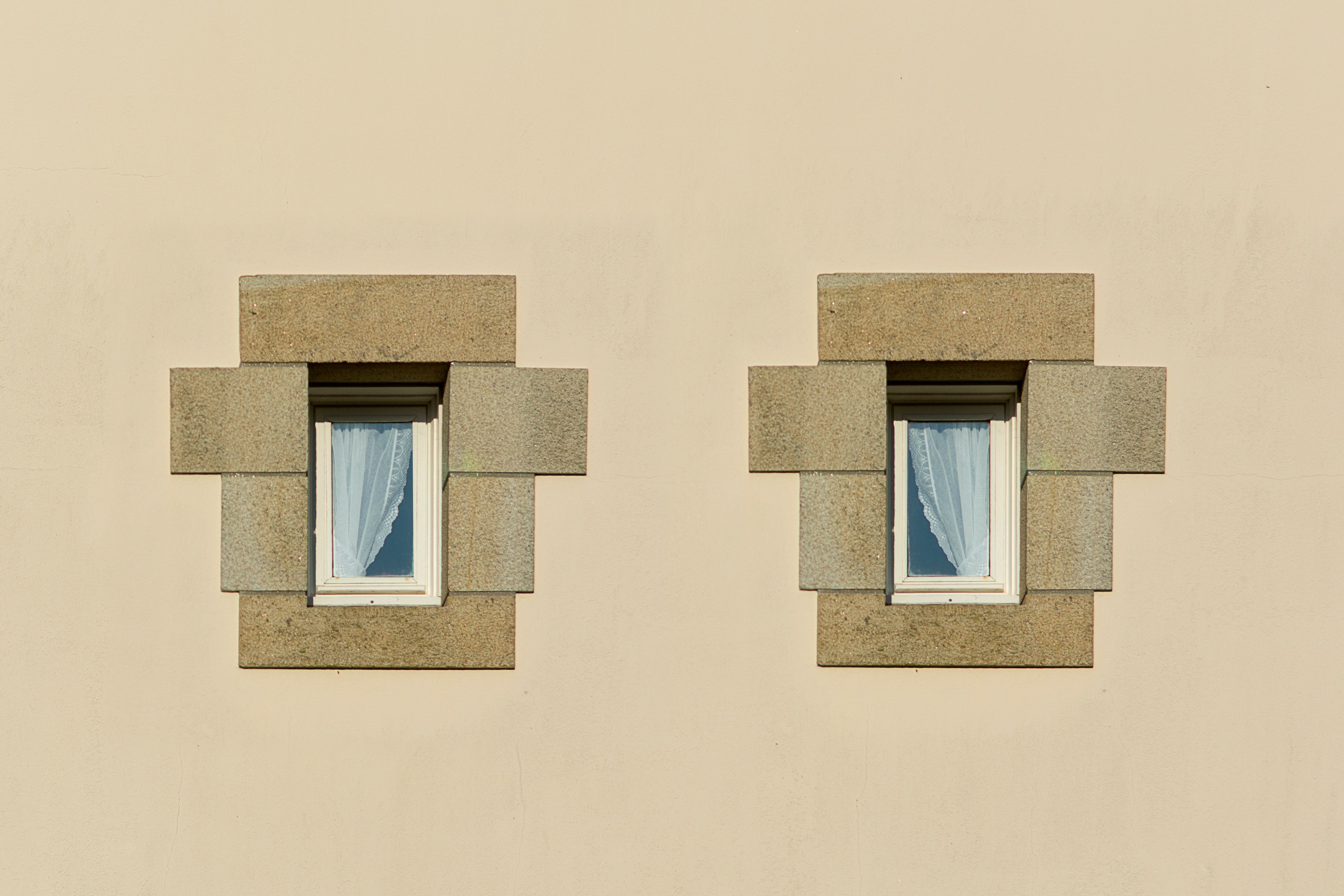 Small Windows on Wall · Free Stock Photo