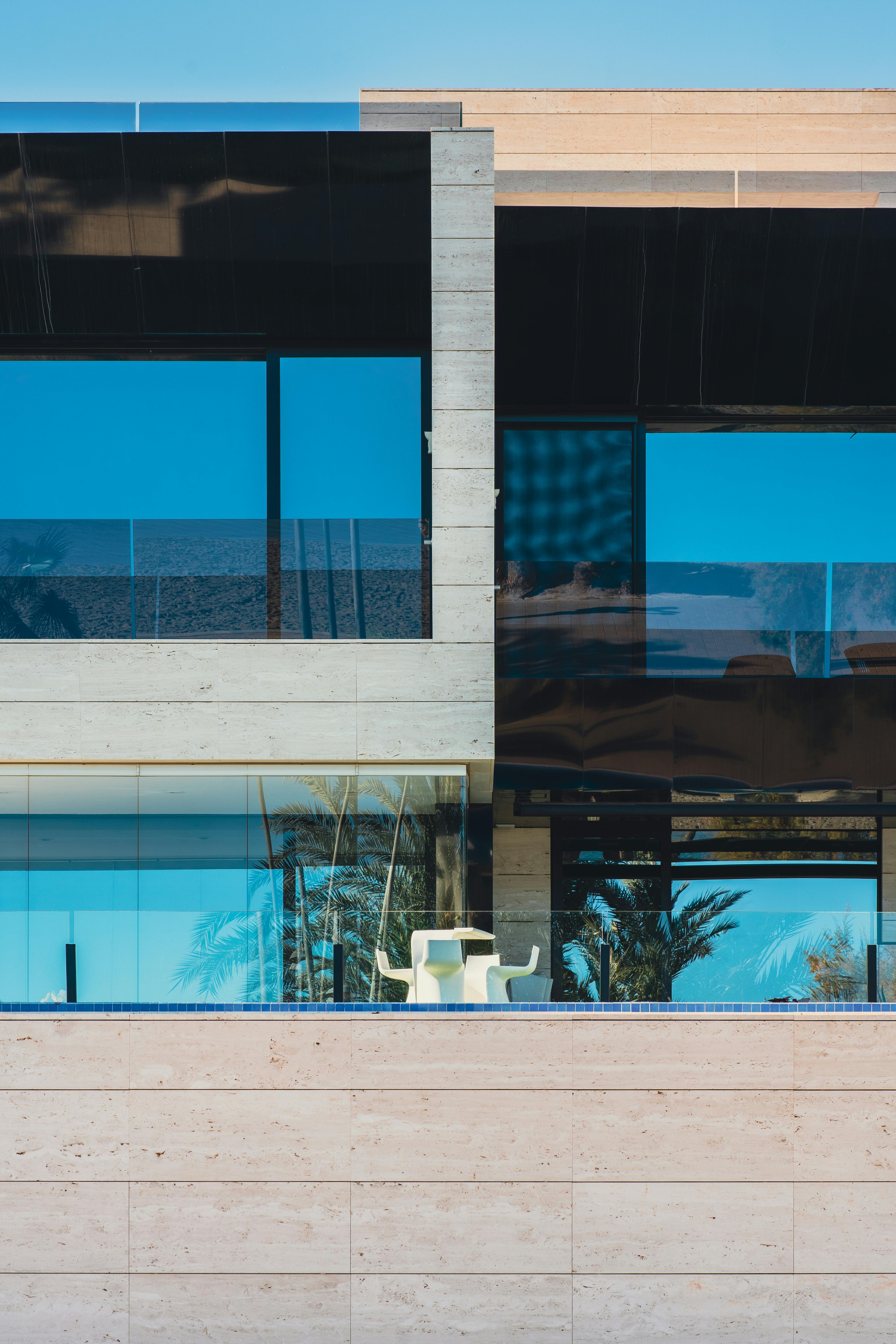 Modern House Windows · Free Stock Photo