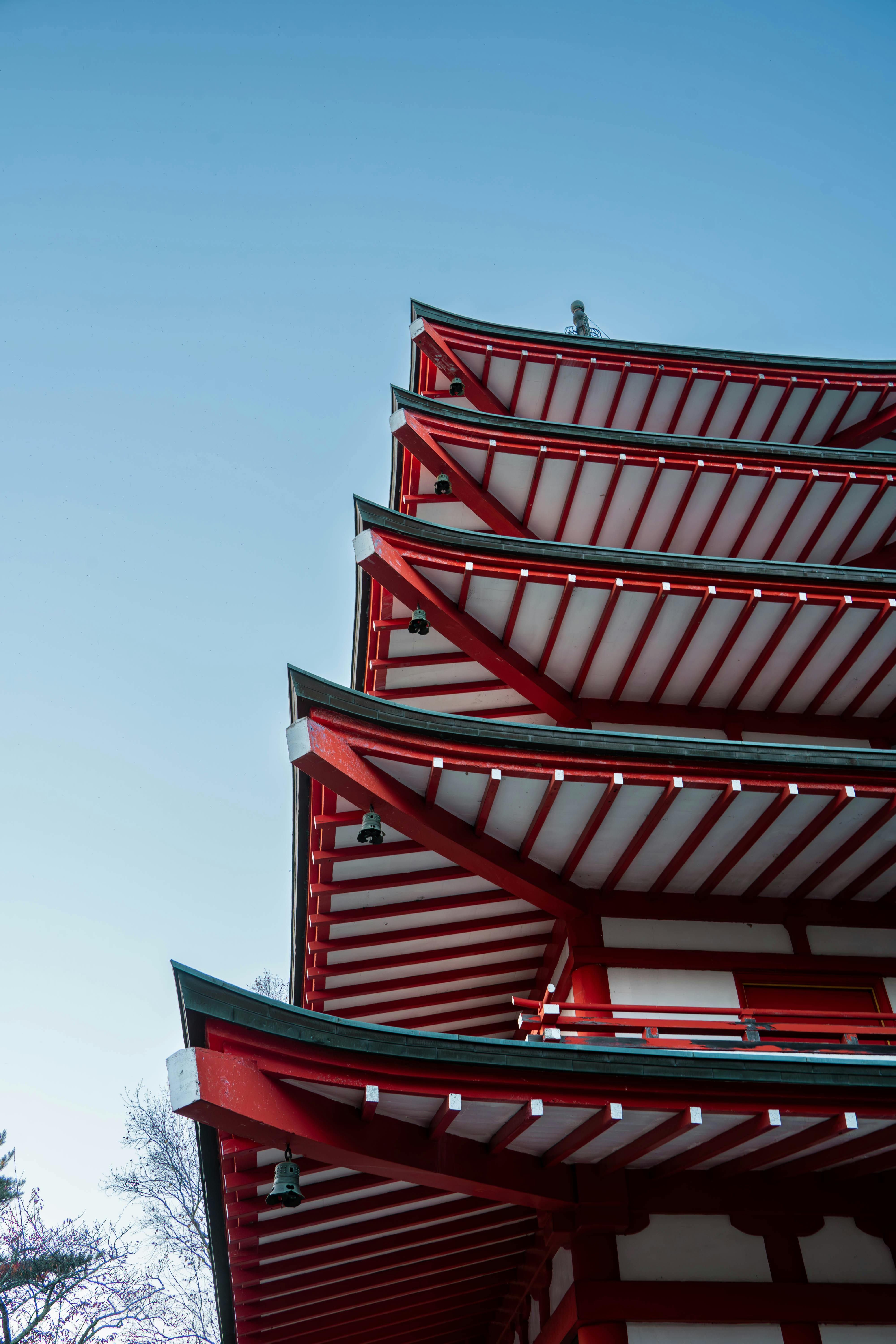 Red and Gray Pagoda Temple · Free Stock Photo