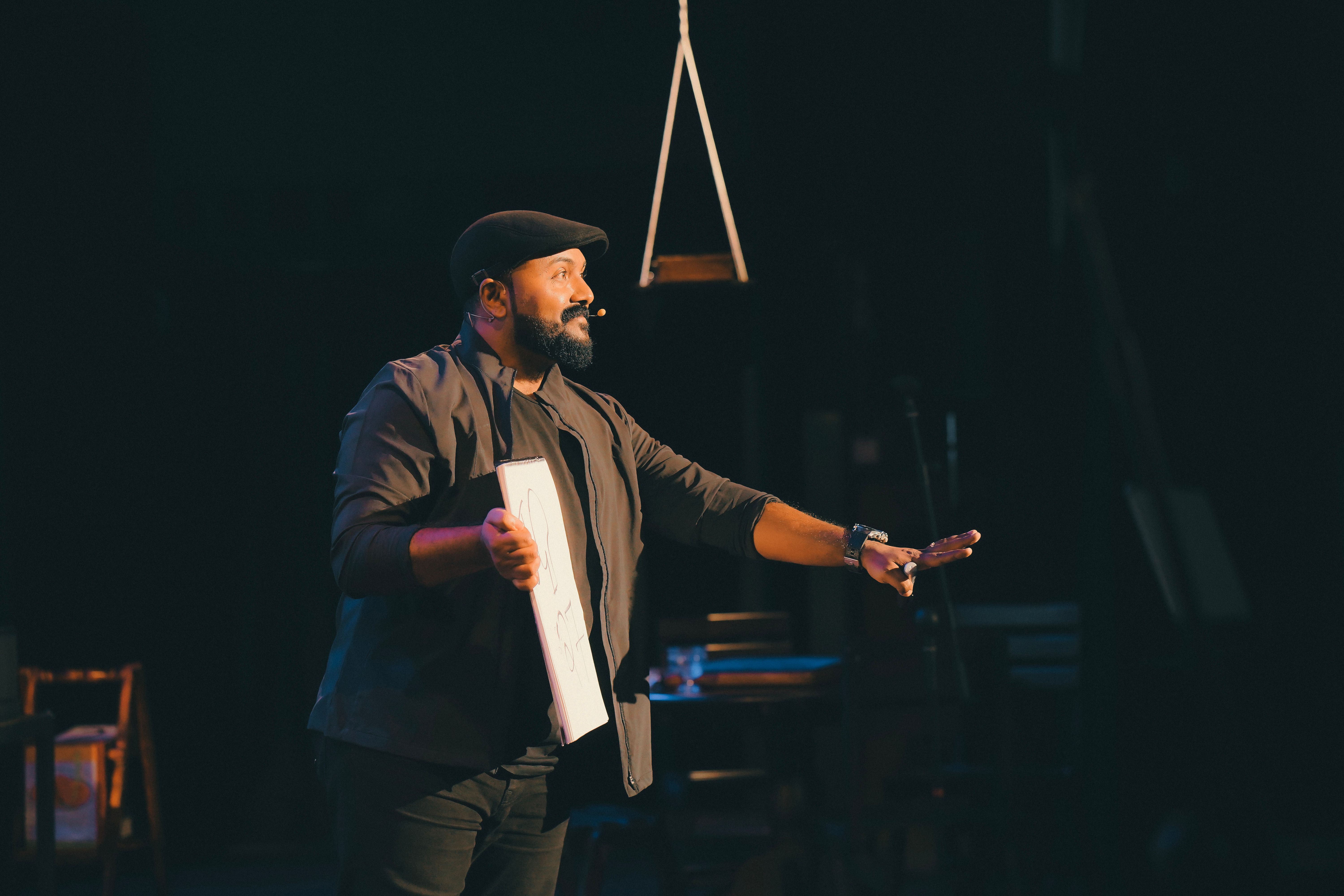 Man Performing on a Stage · Free Stock Photo