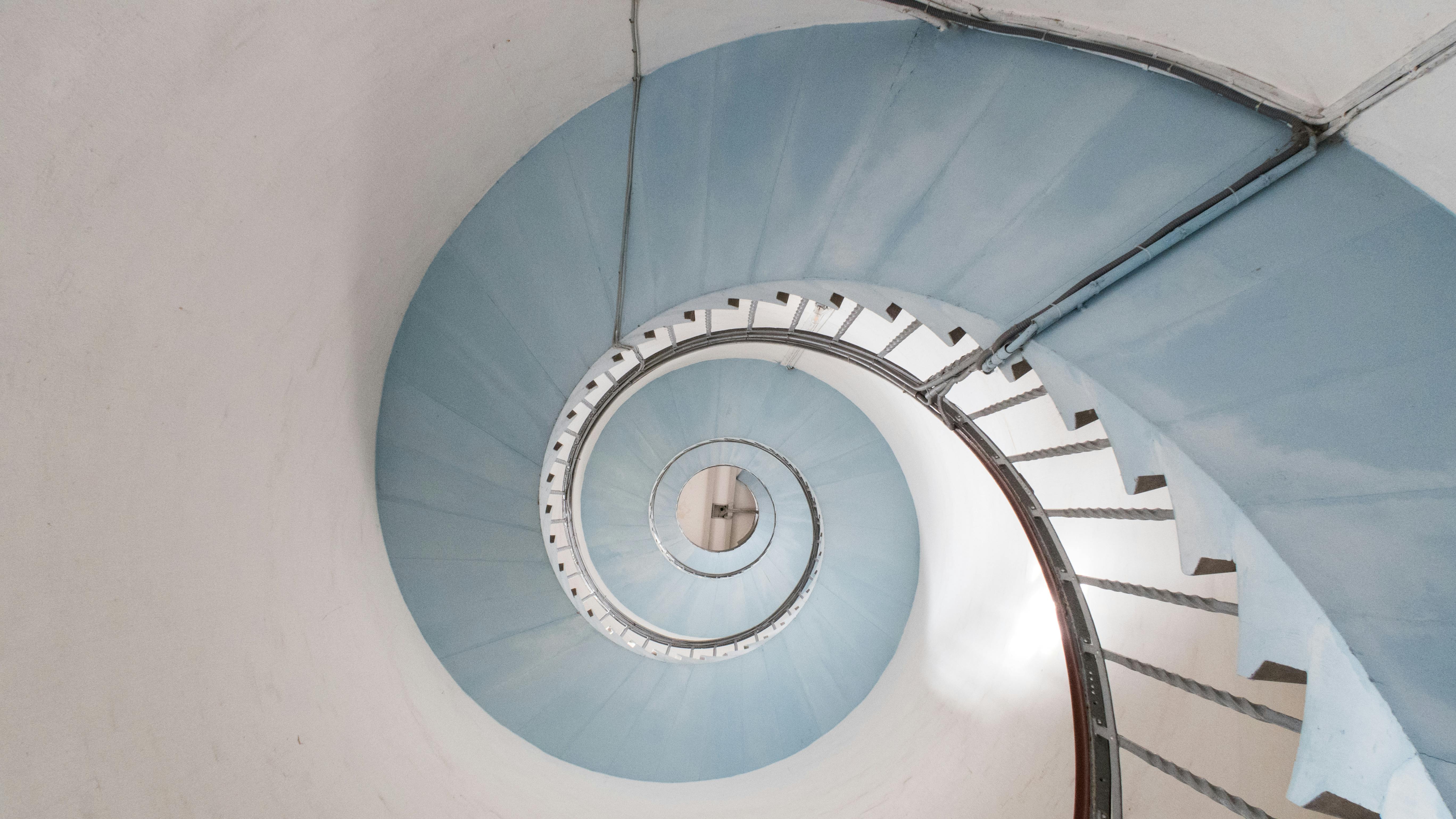 Spiral Staircase of the Lighthouse · Free Stock Photo