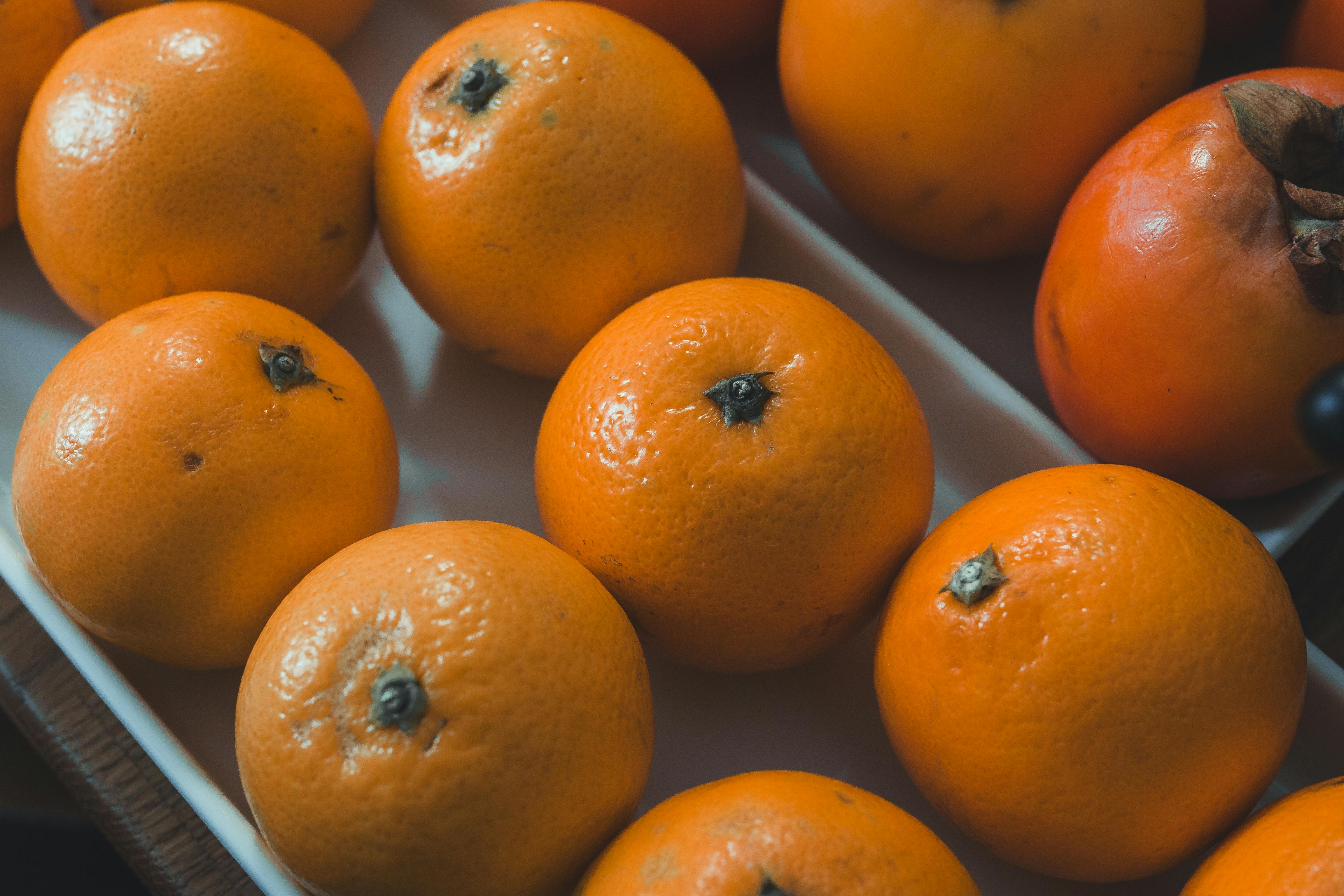 Tangerines on Display · Free Stock Photo