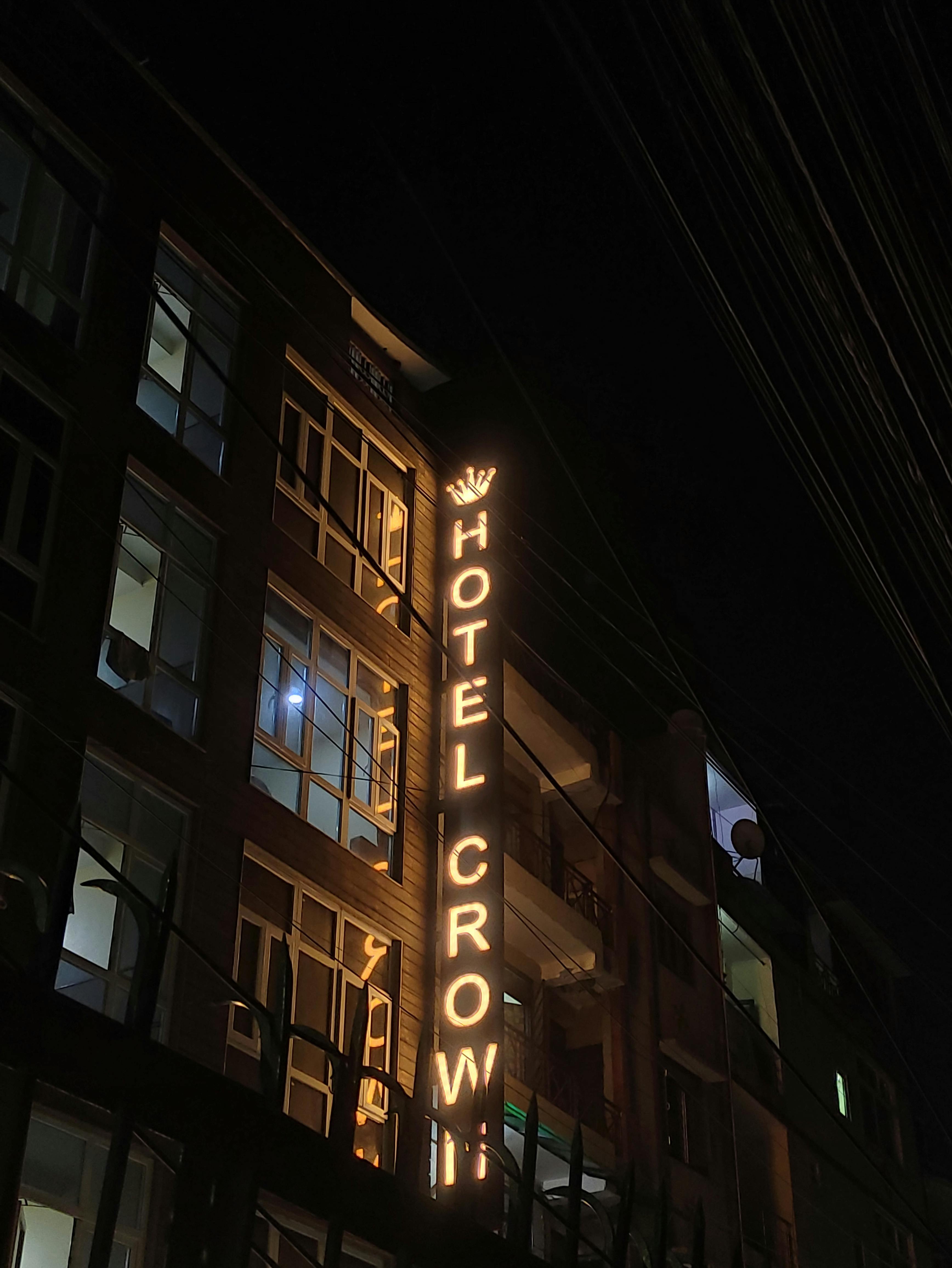 Hotel Building at Night · Free Stock Photo