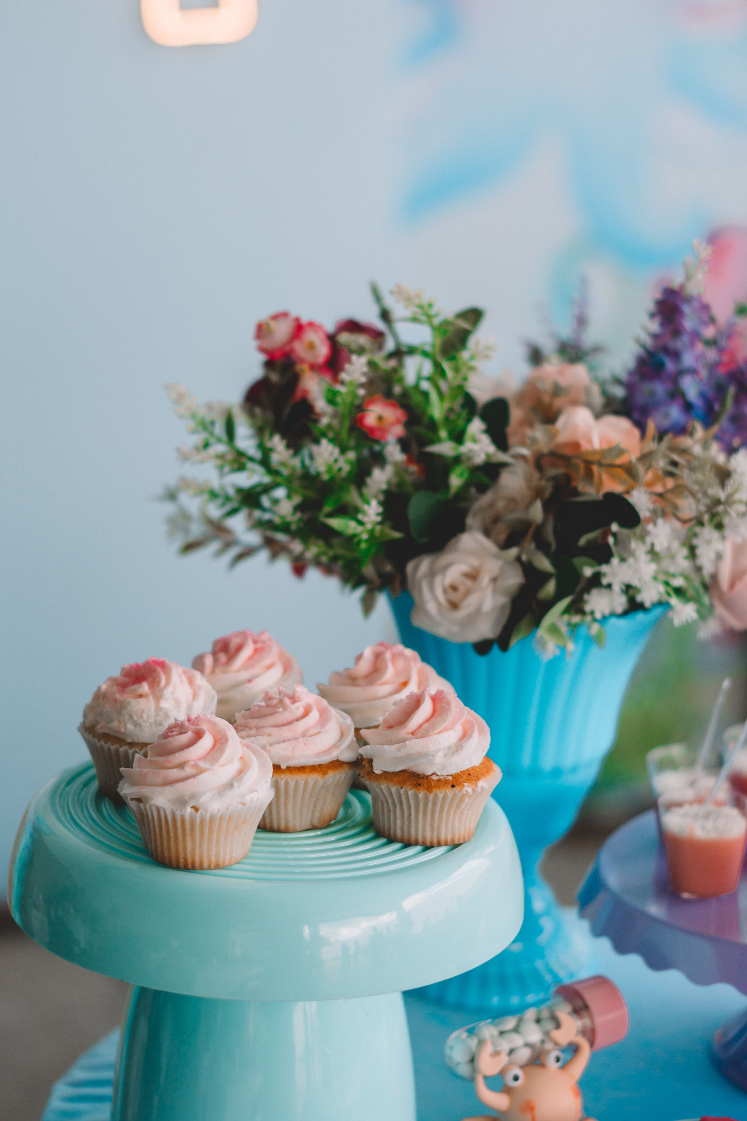 Sweet Cupcakes on Table · Free Stock Photo