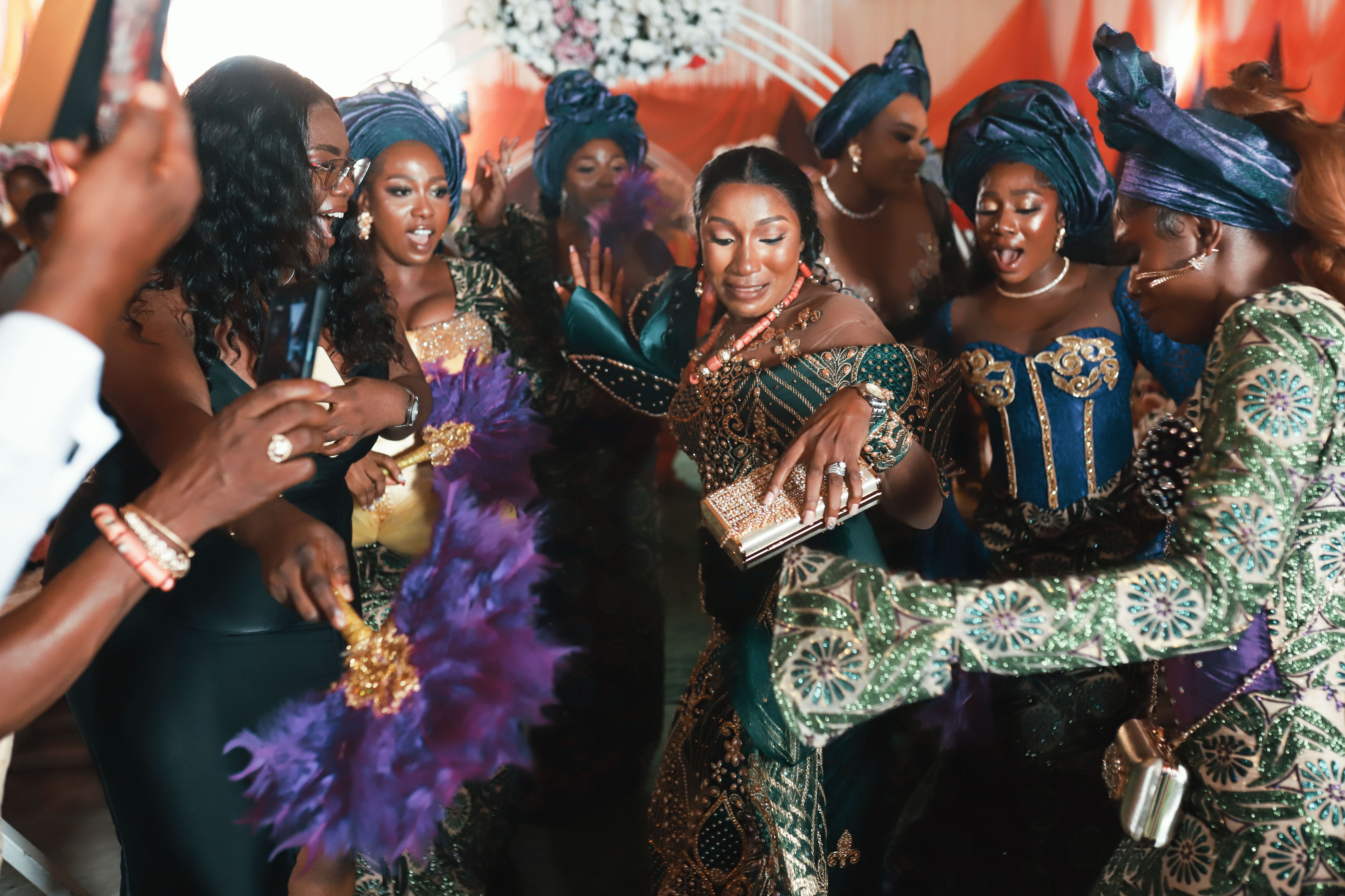 Women in Traditional Dresses Dancing · Free Stock Photo