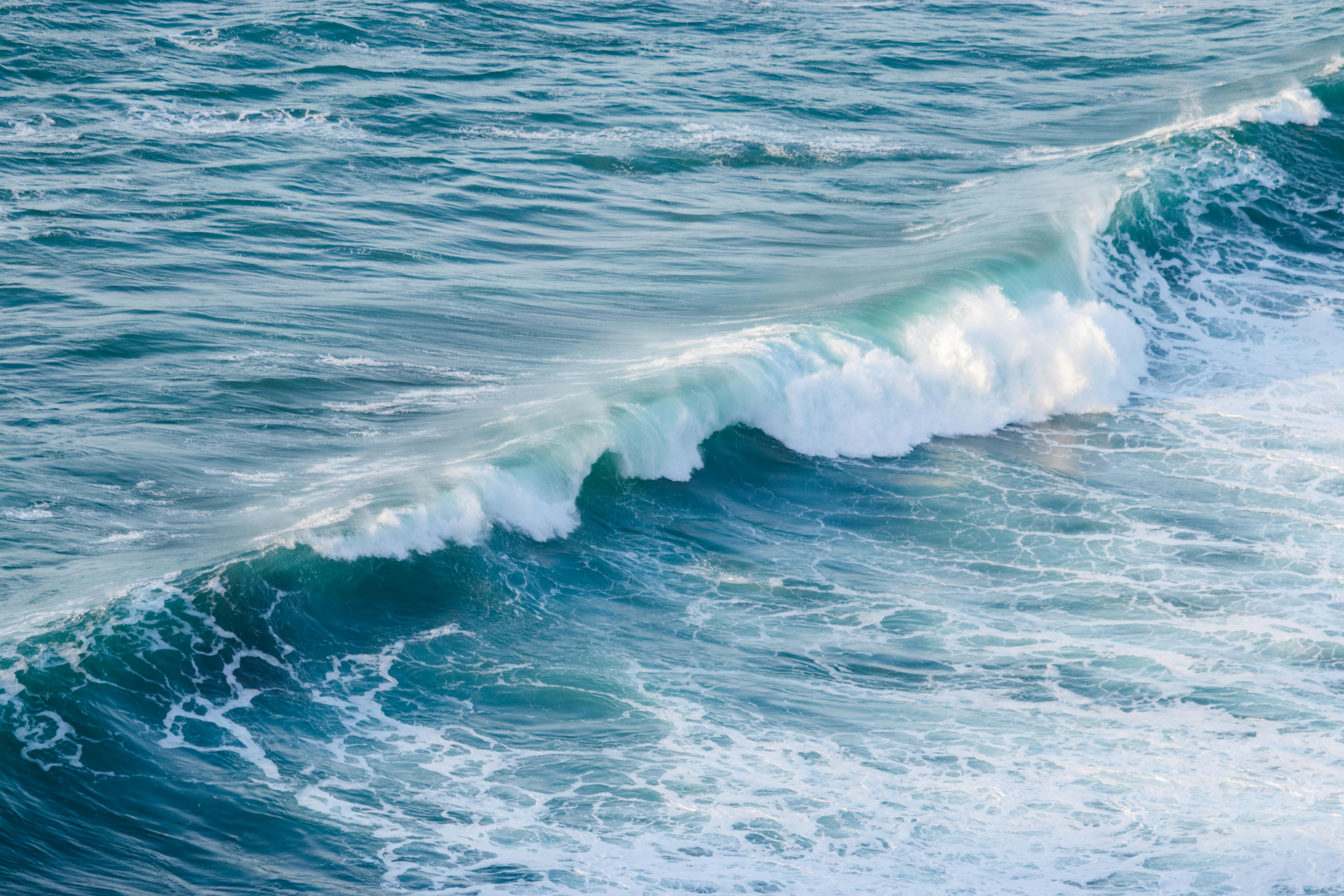 Sea Waves Hitting Rocks · Free Stock Photo
