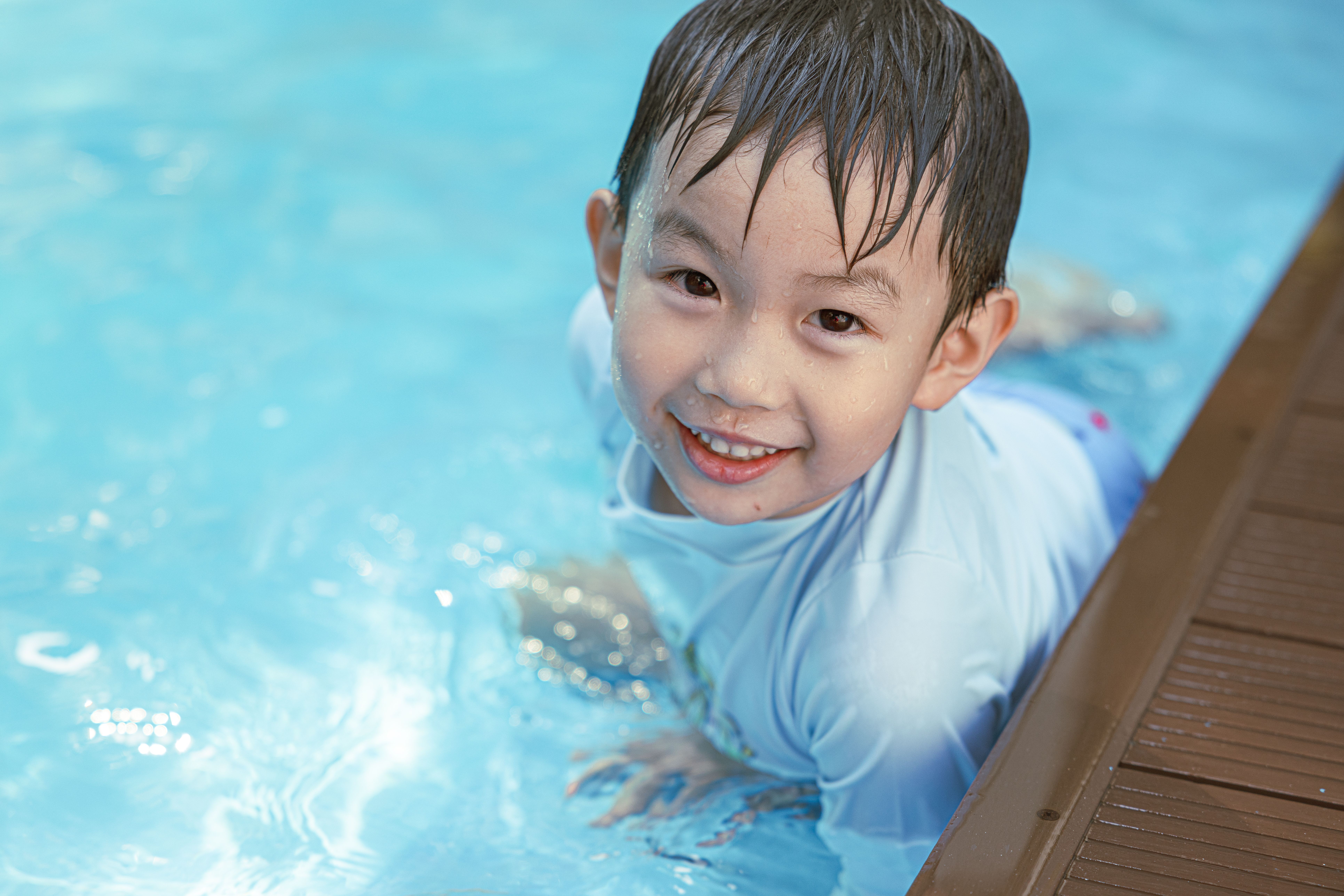 Boy In A Pool · Free Stock Photo