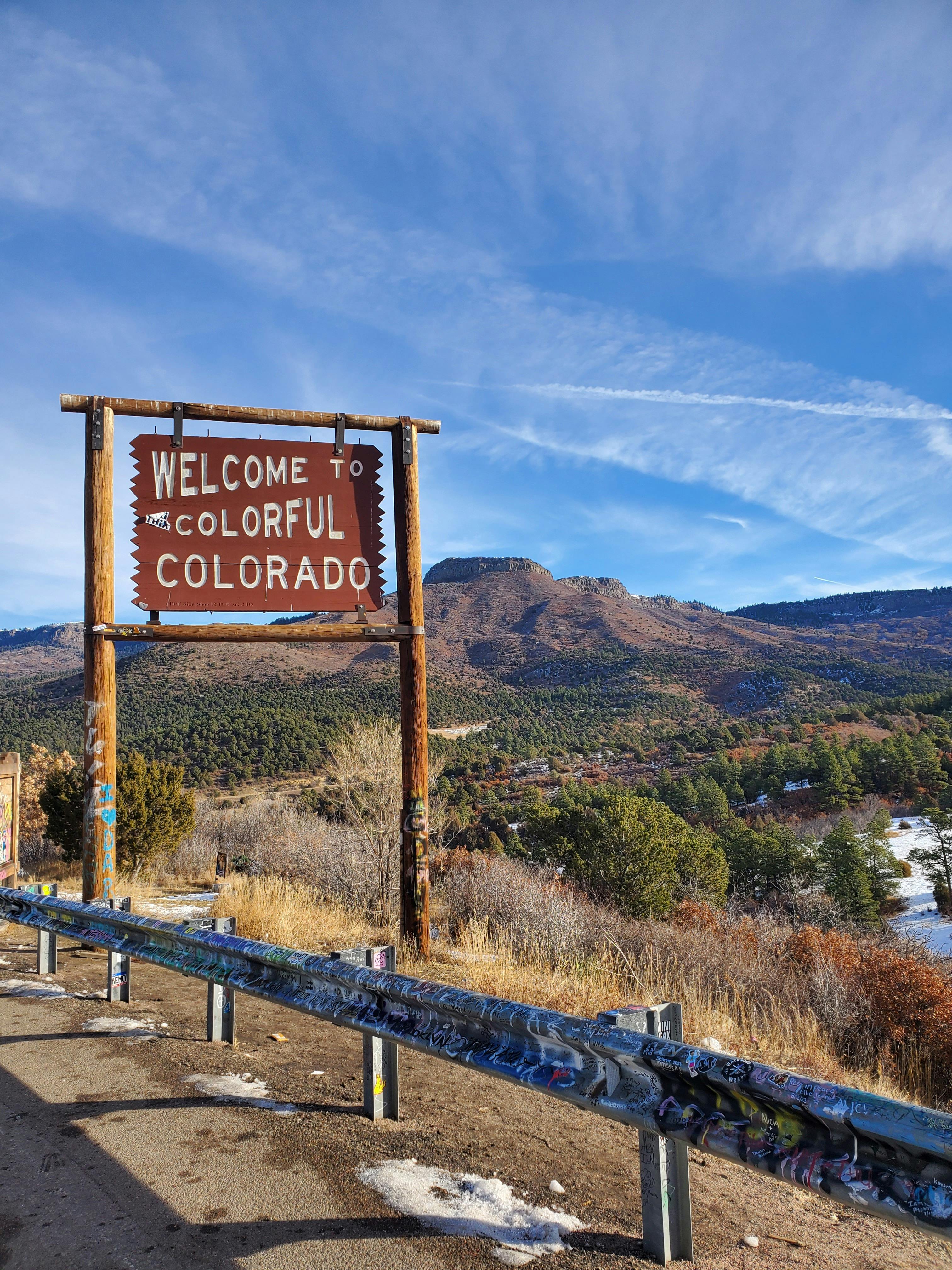 Welcome to Colorado Road Sign · Free Stock Photo