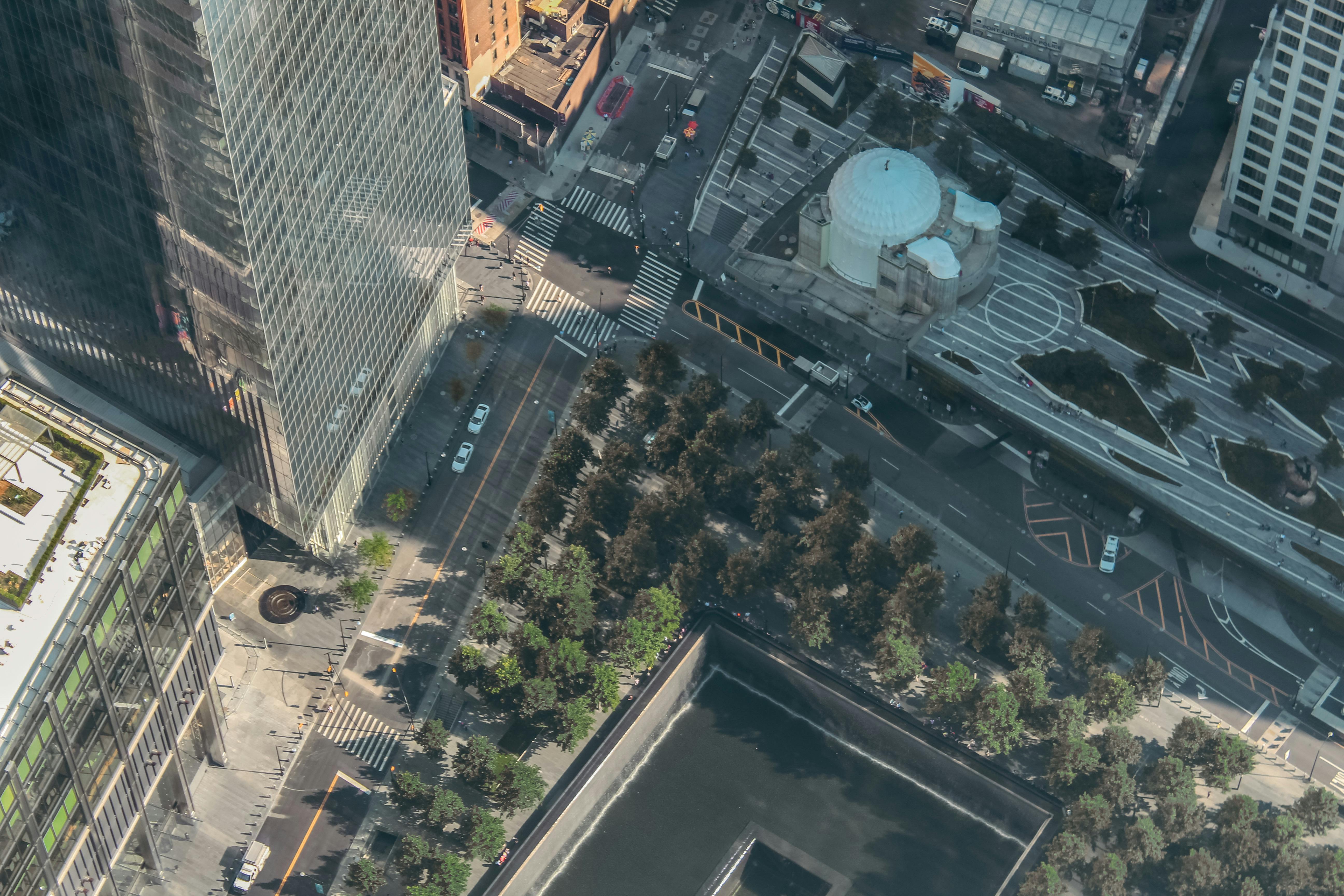 Birds Eye View of Street in City · Free Stock Photo