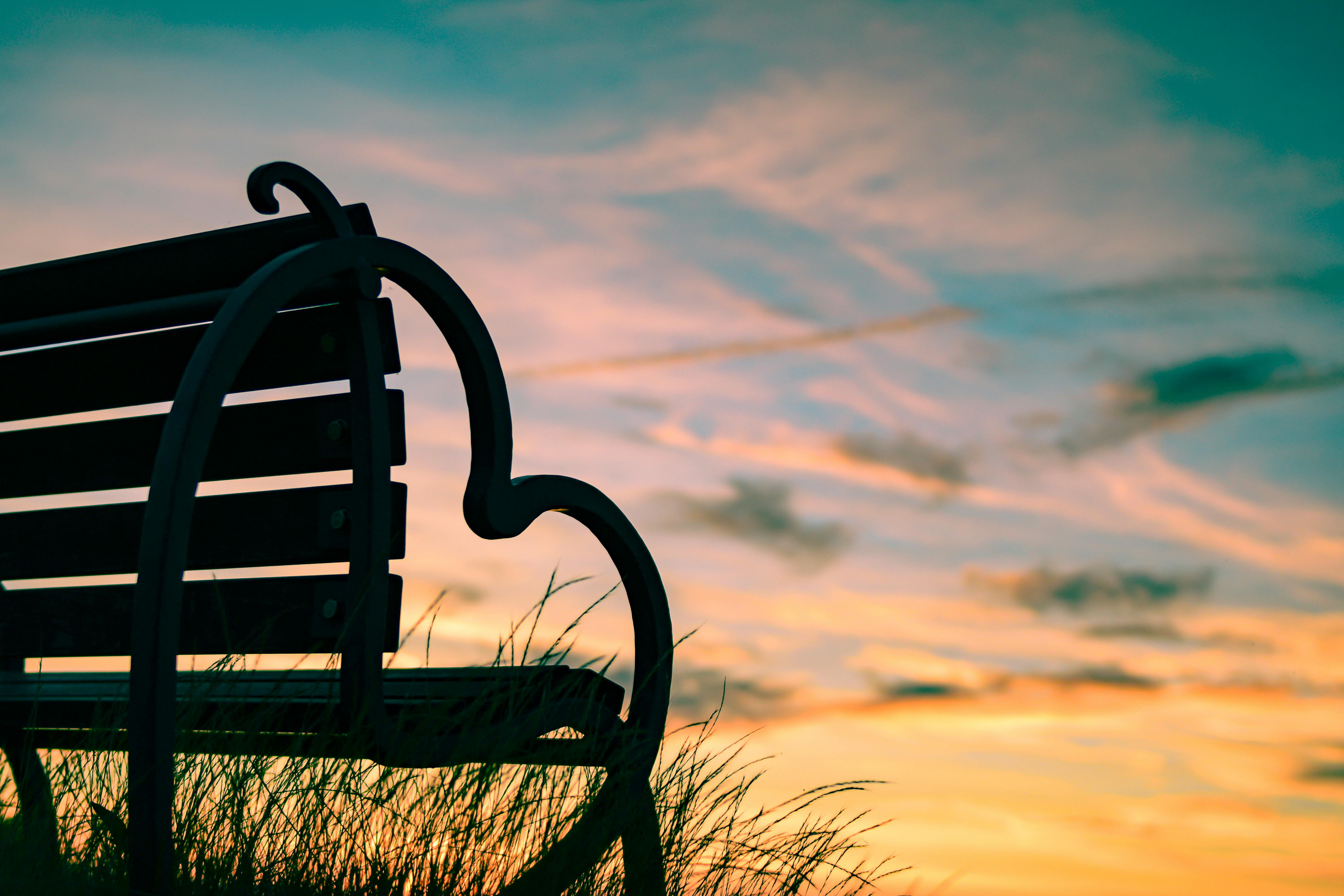 Bench at Sunset · Free Stock Photo