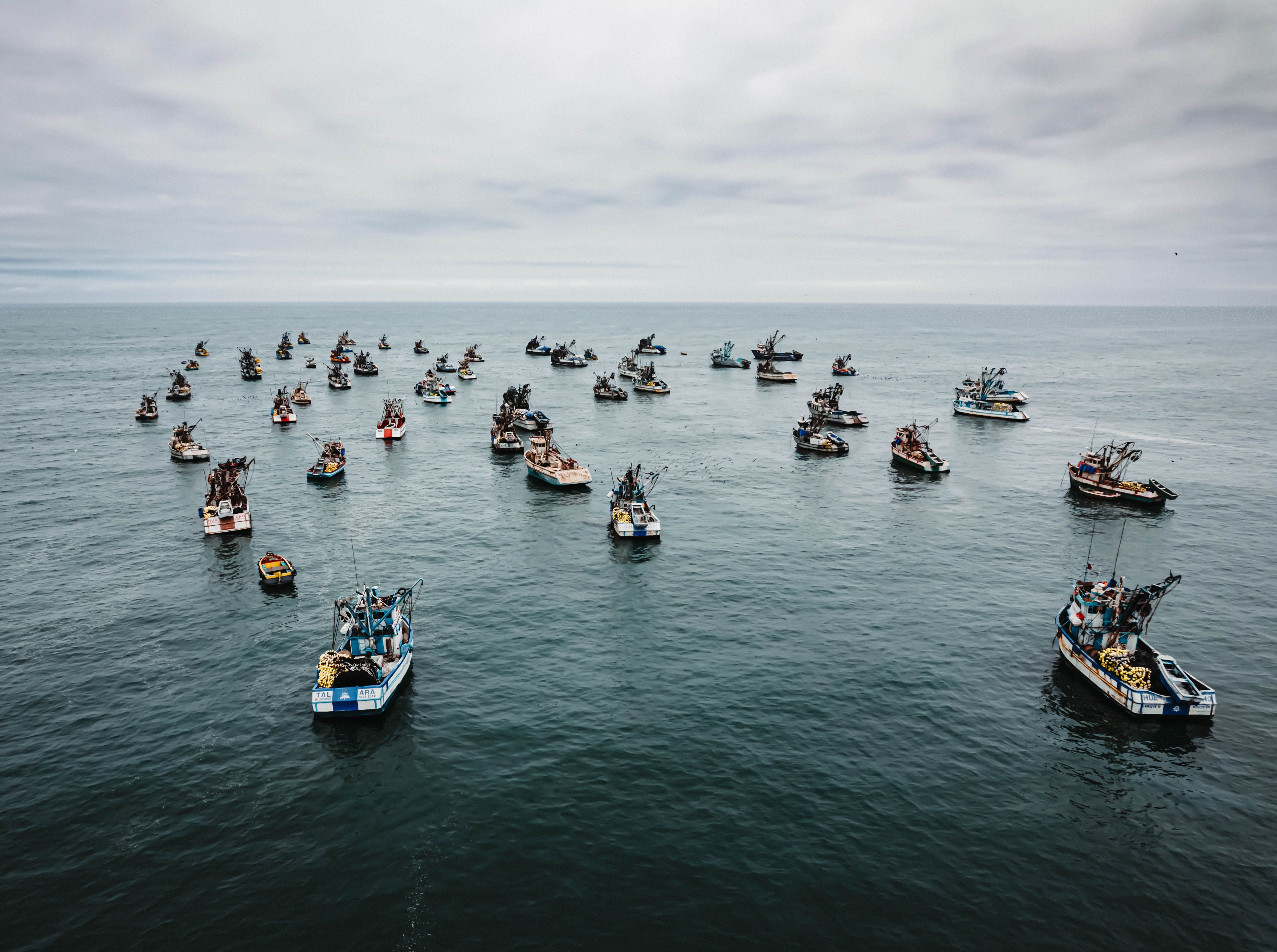 View of Fishing Boats near the Shore · Free Stock Photo