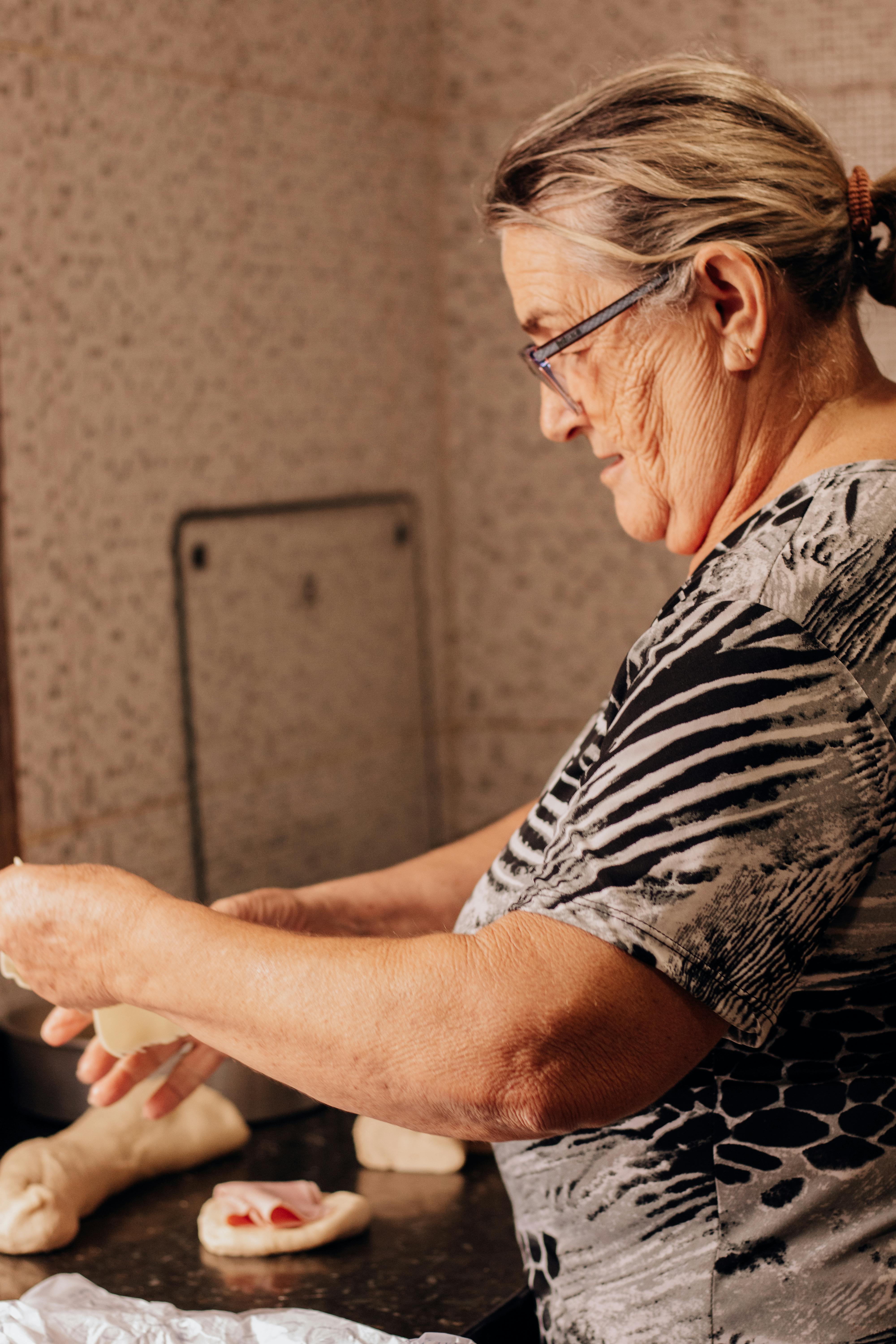 Elderly Woman Baking · Free Stock Photo