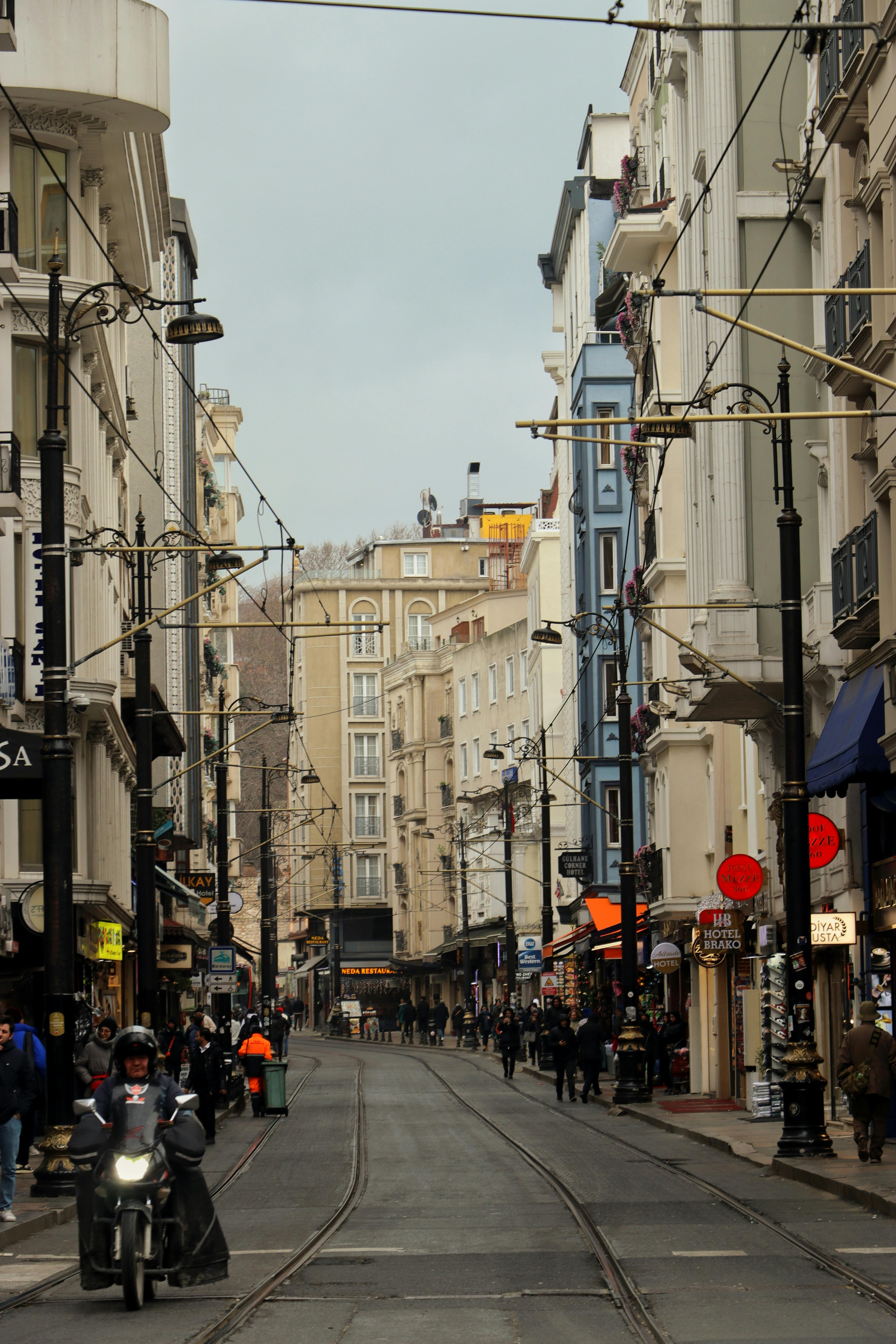 Tenements in a Narrow Street in Istanbul · Free Stock Photo