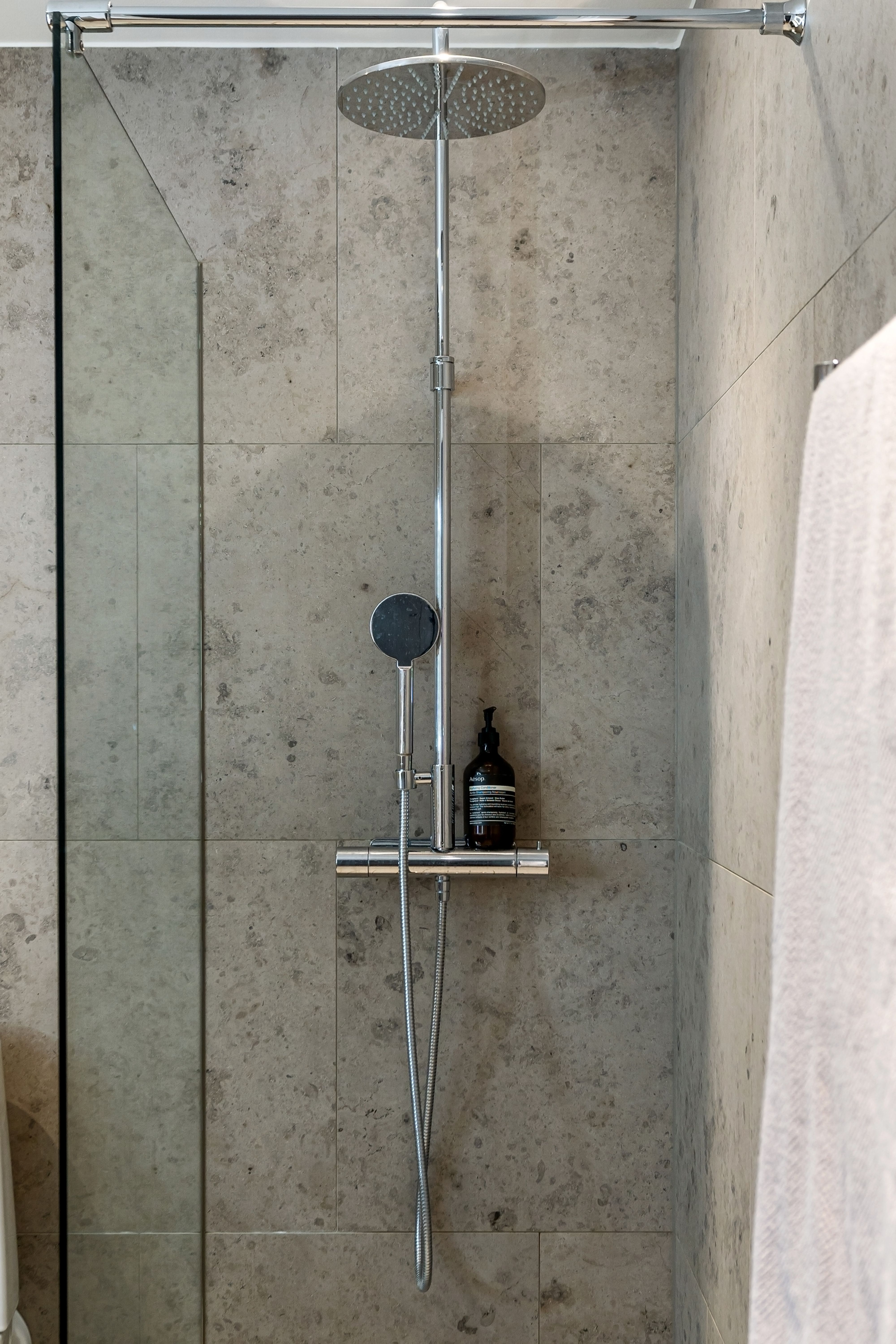 View of a Shower in a Modern Bathroom · Free Stock Photo