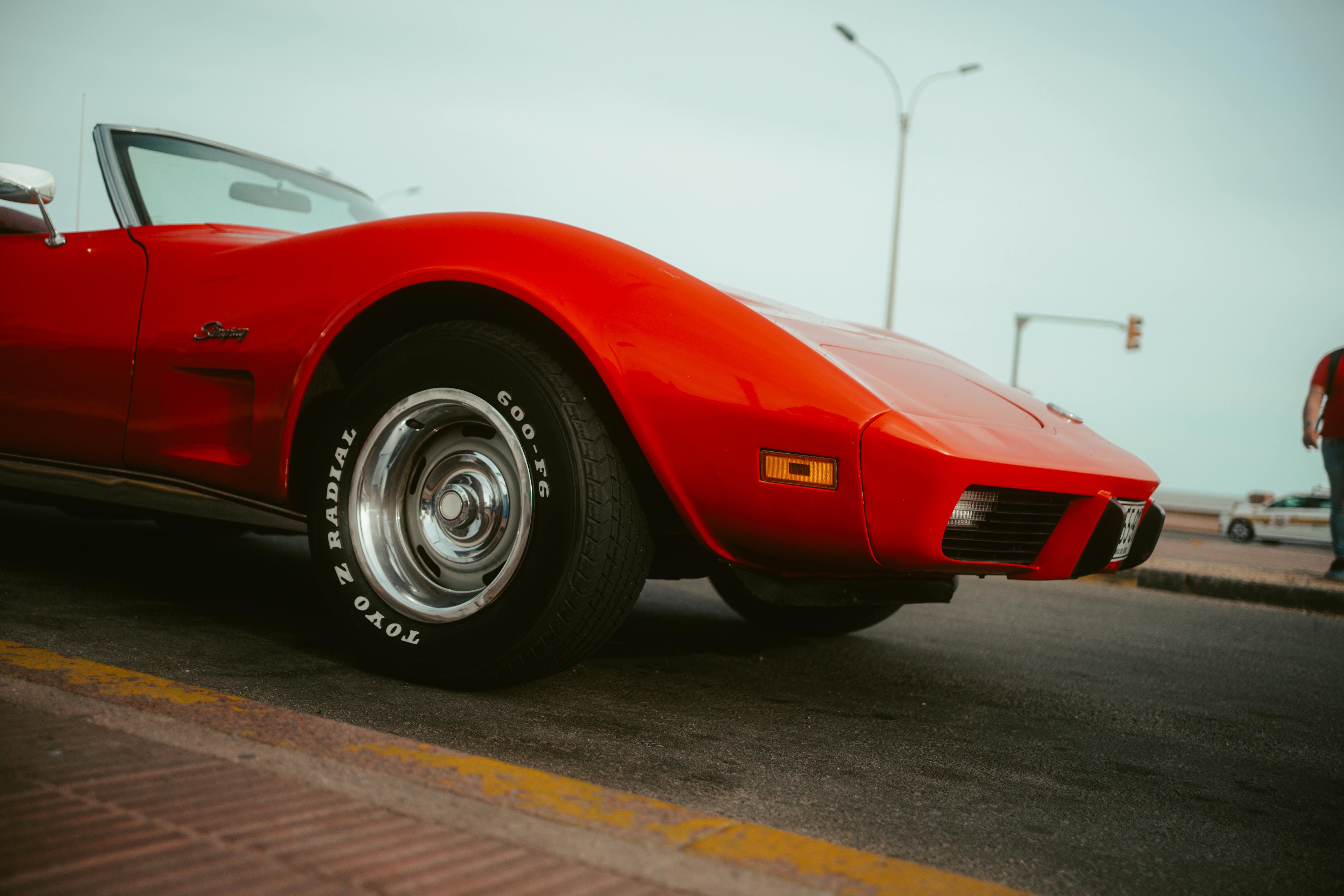 A red corvette car · Free Stock Photo