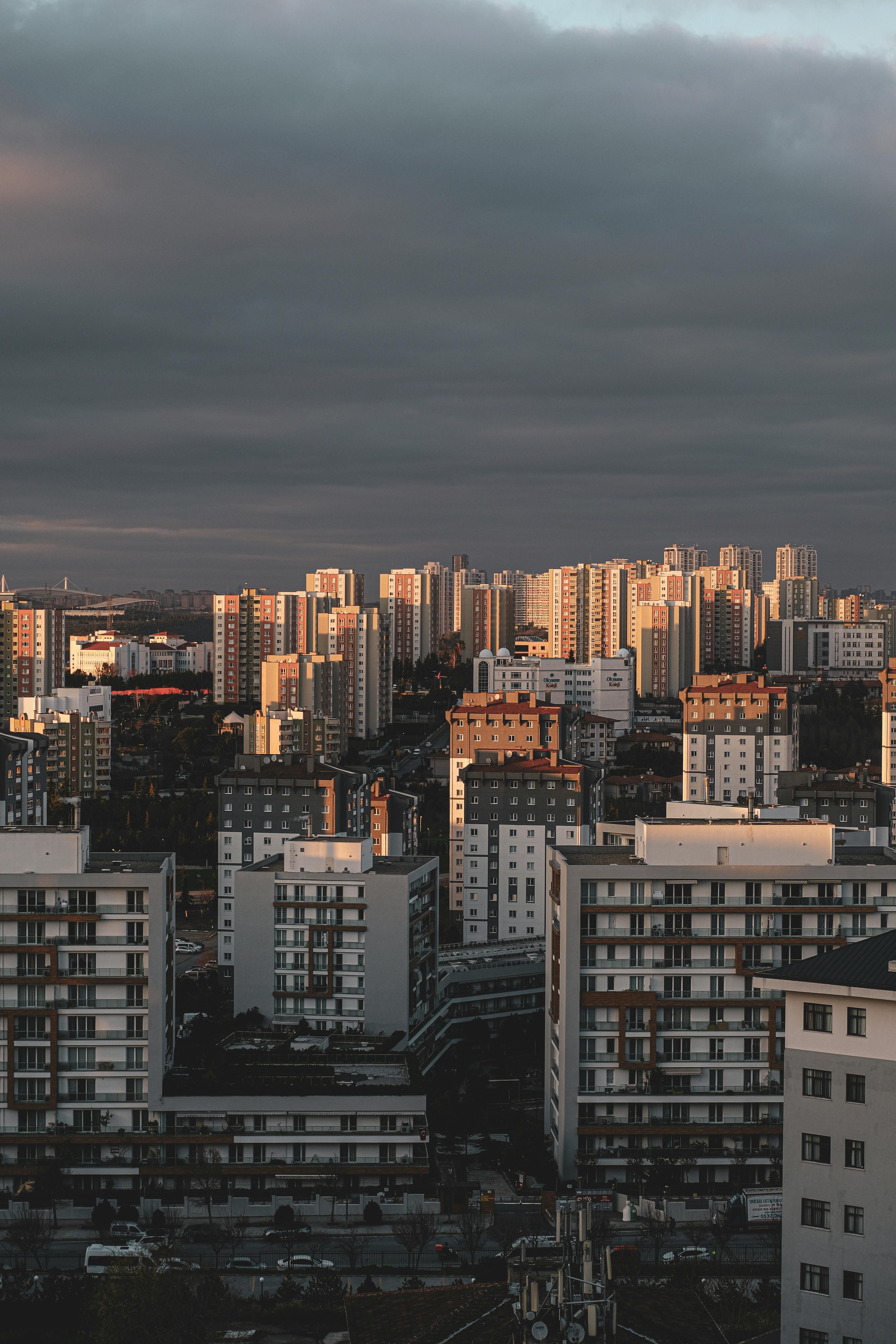 Rain Clouds over City · Free Stock Photo