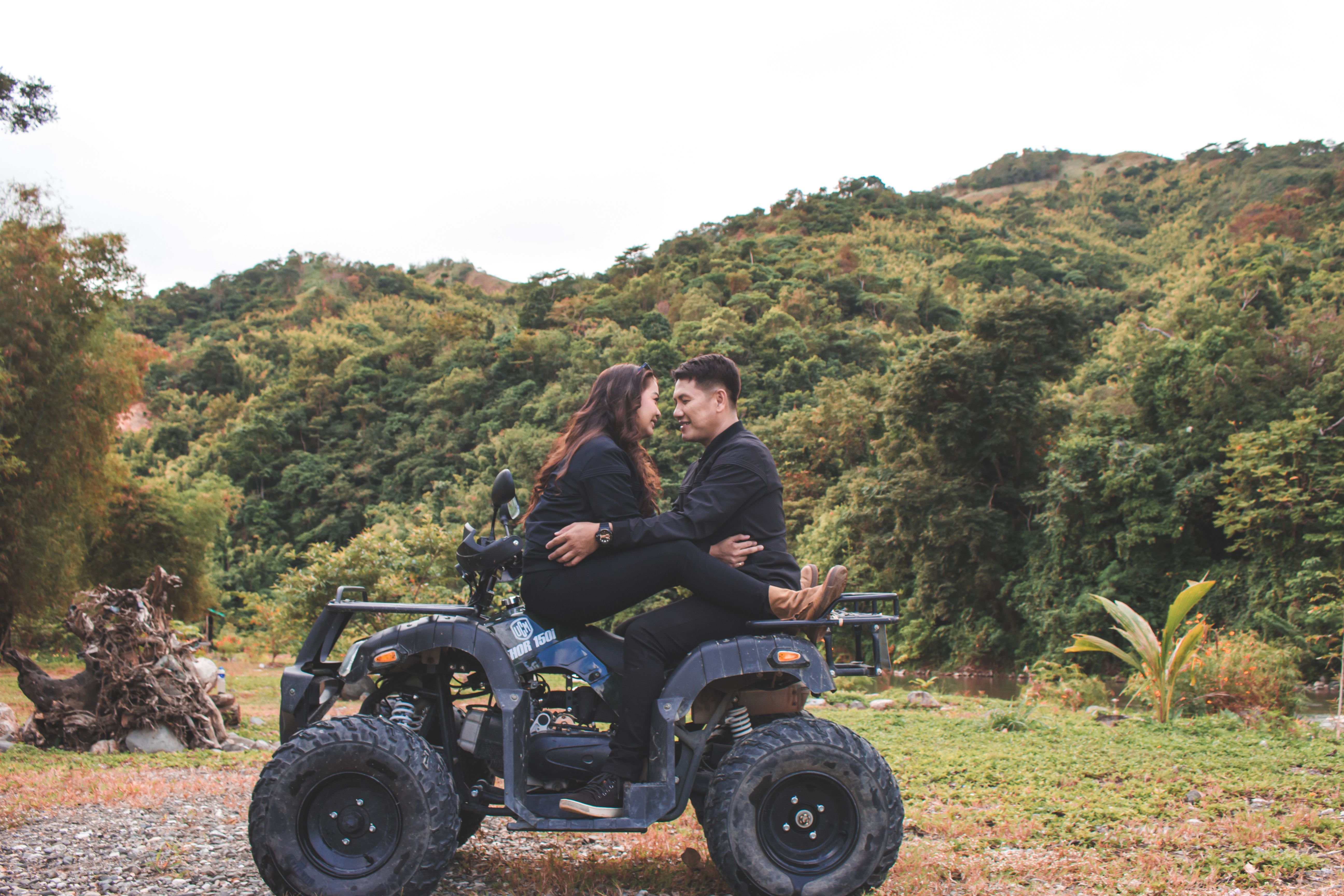 Couple on a Quad Bike Trip · Free Stock Photo