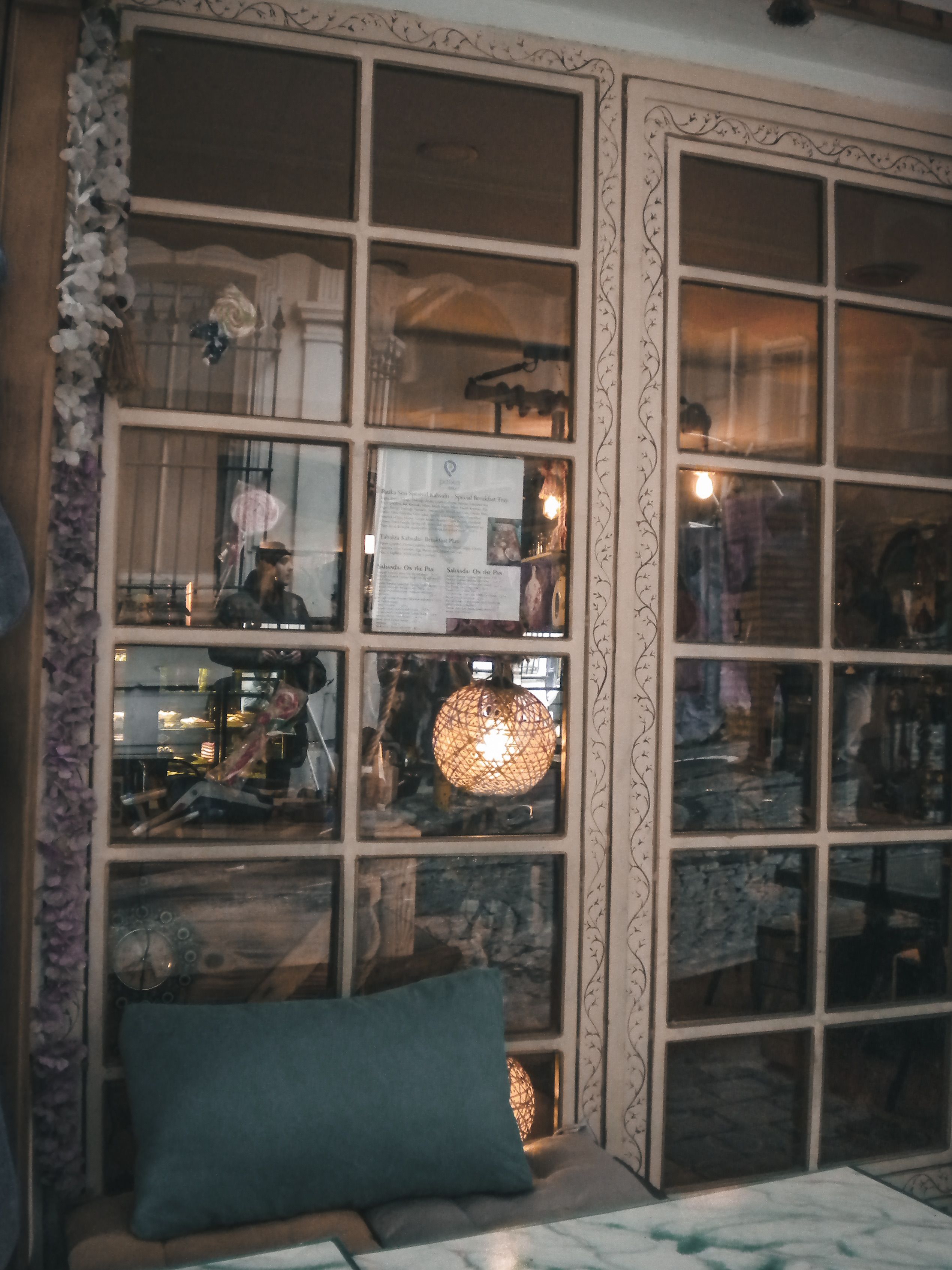 Glass Door with Reflection · Free Stock Photo