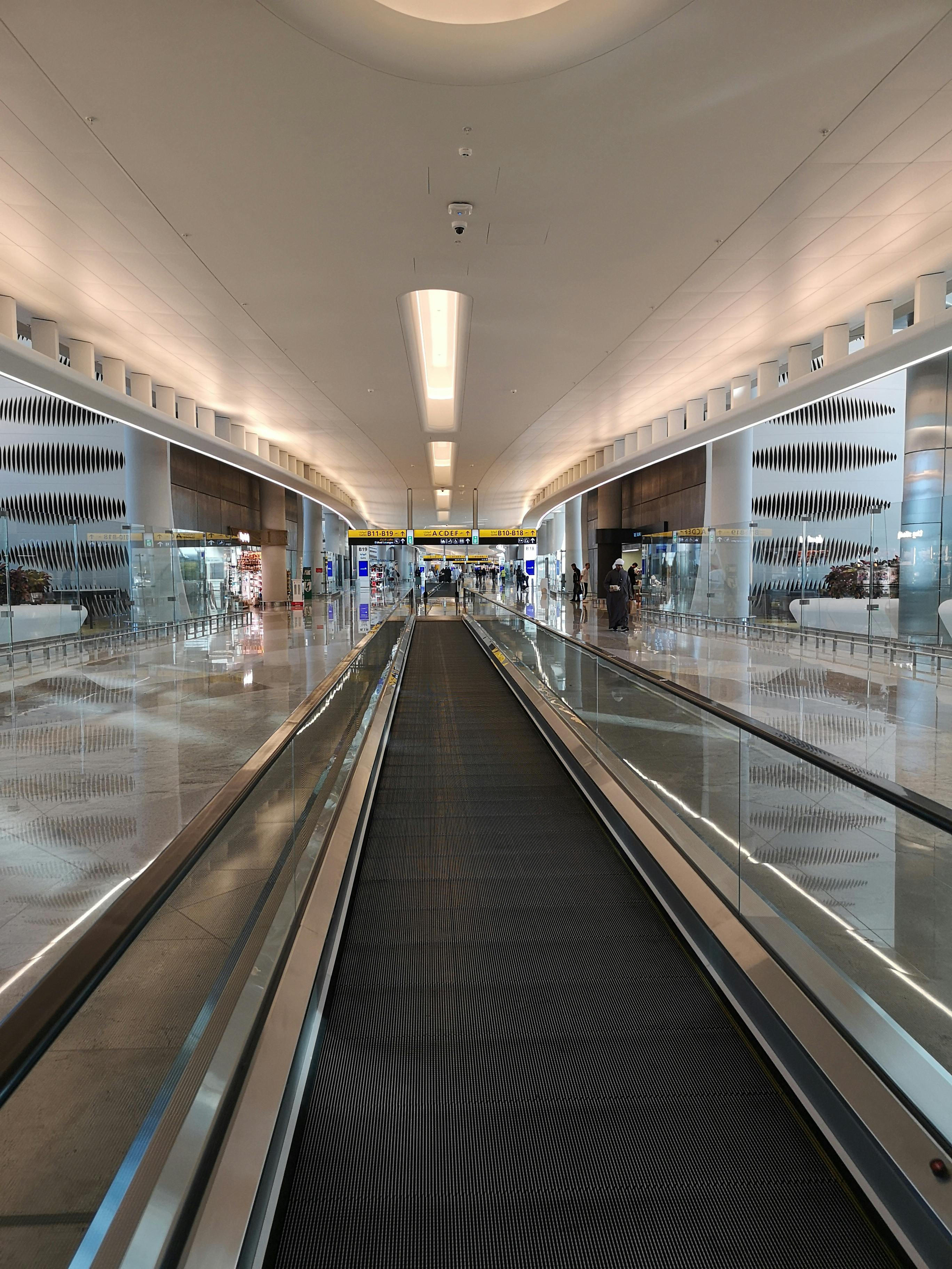 Airport Moving Walkway · Free Stock Photo