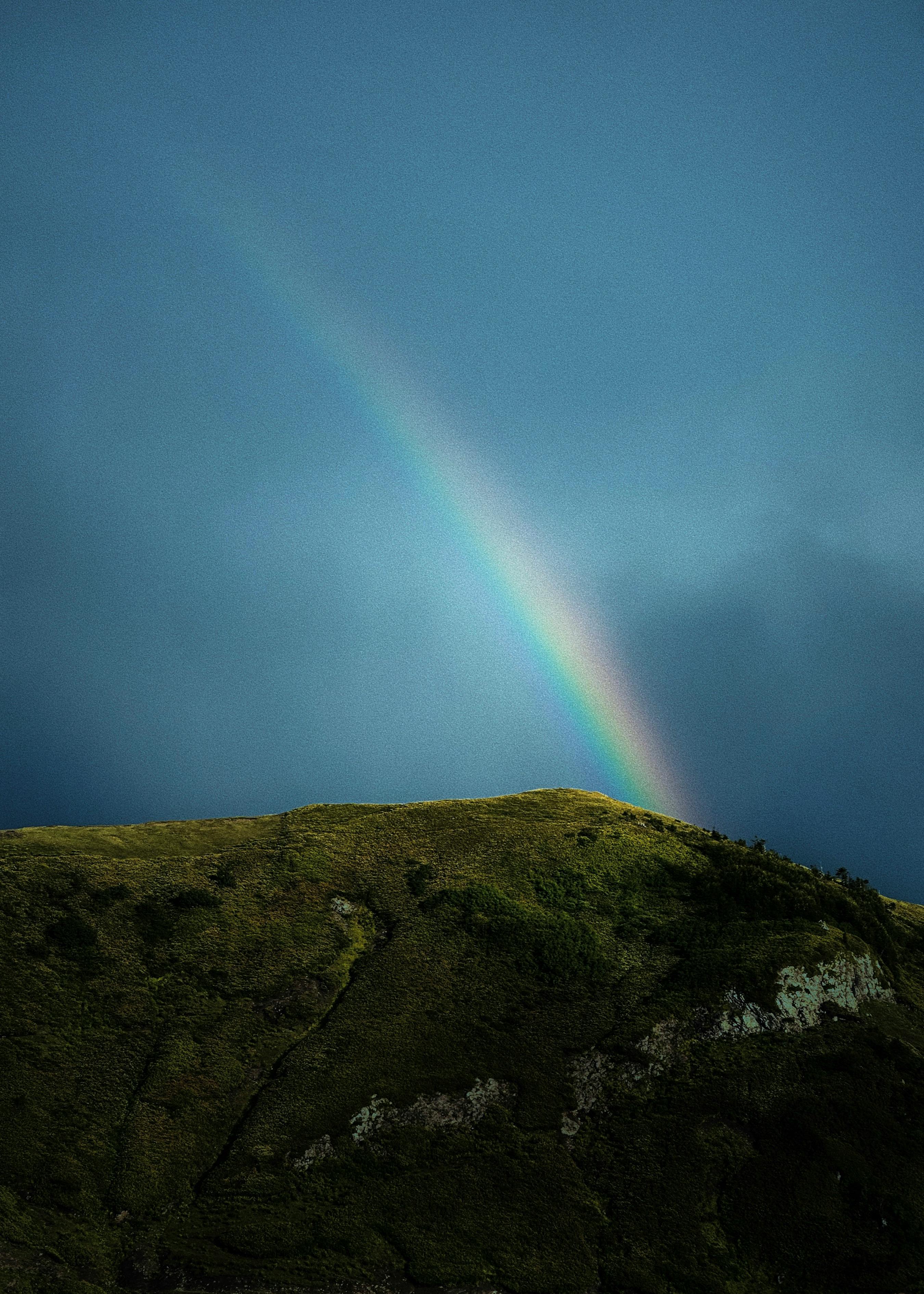 Rainbow over Hill · Free Stock Photo