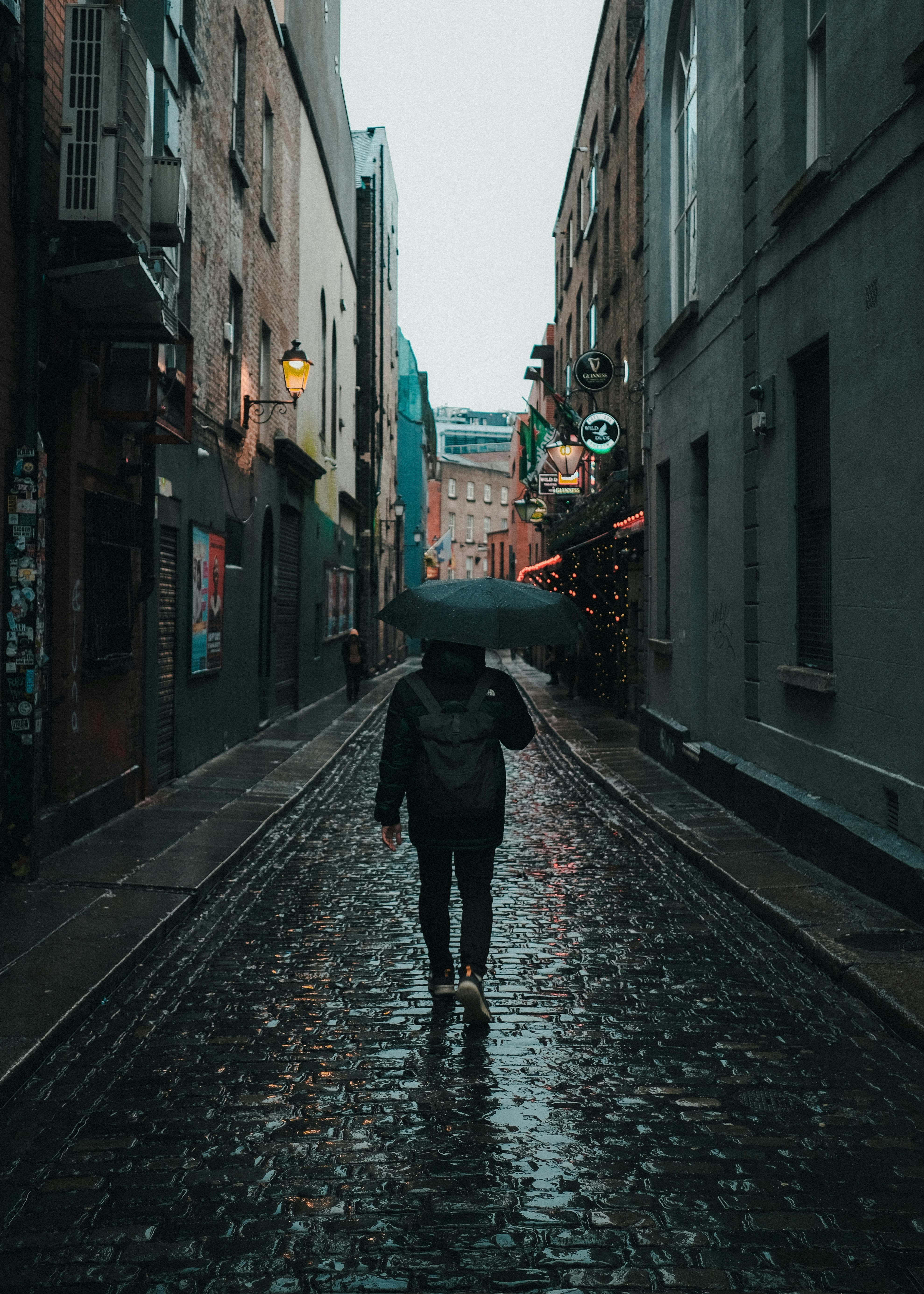 People Walking in Rain · Free Stock Photo