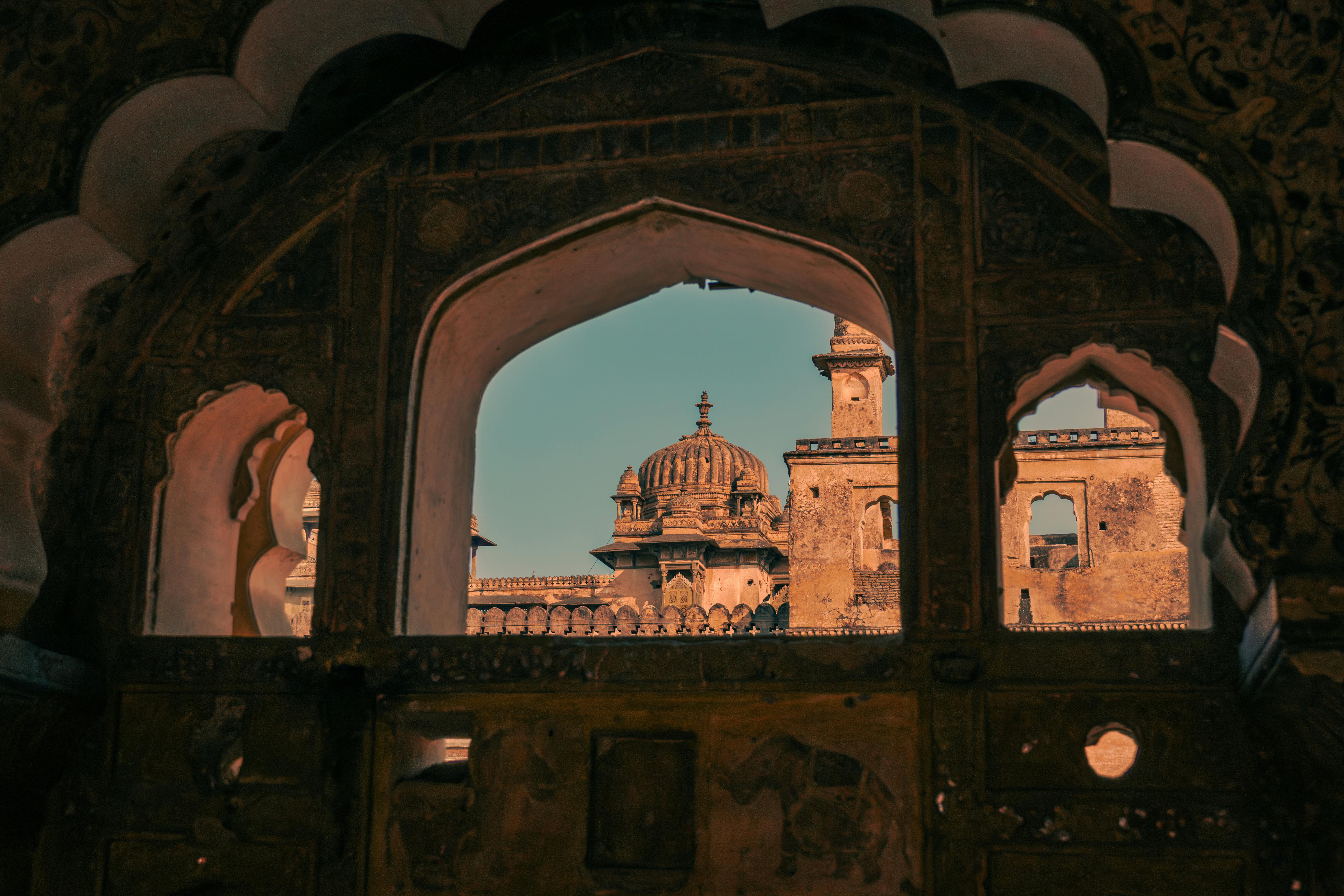View of a Part of the Orchha Fort in Orchha, India · Free Stock Photo