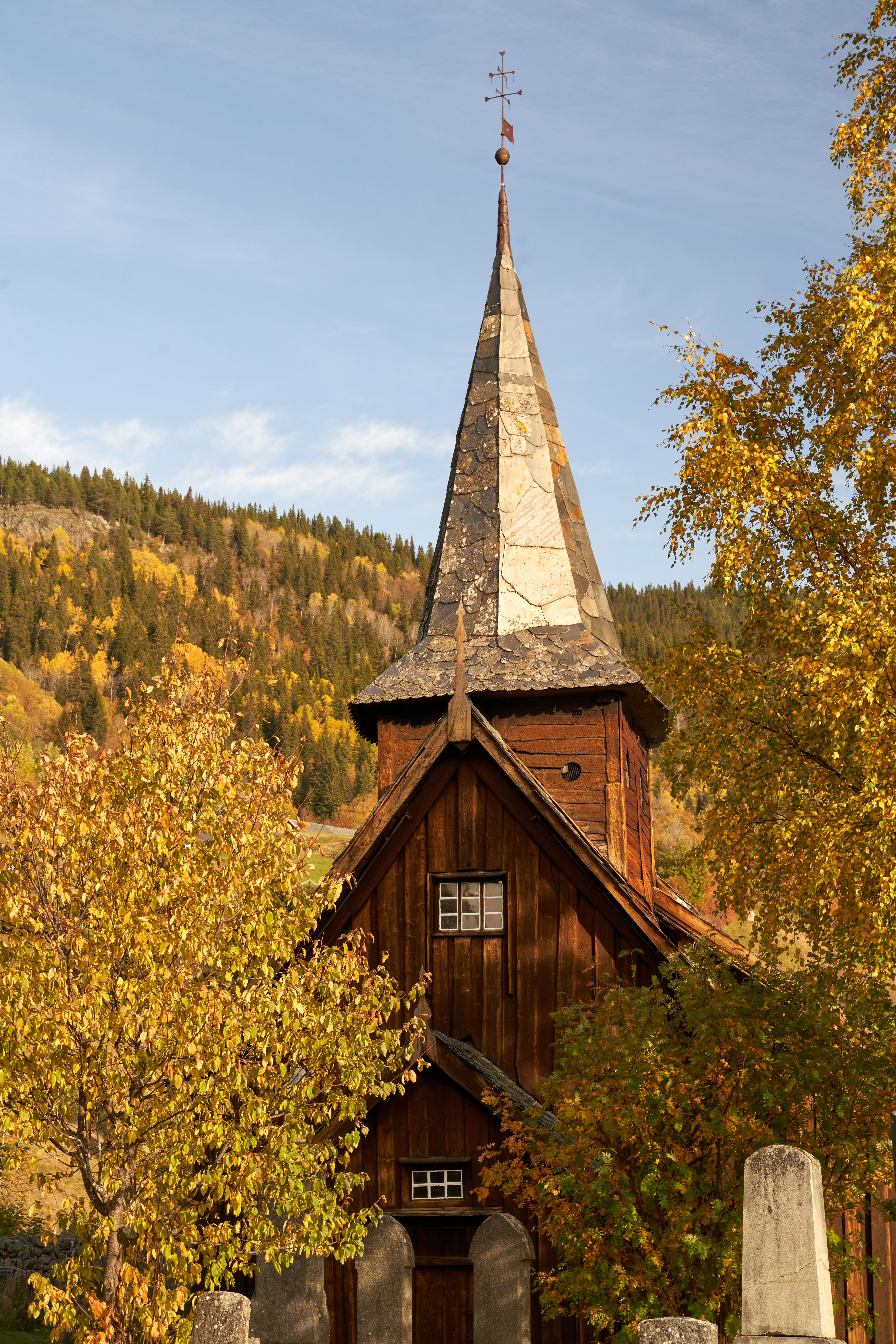 Hol Old Church by Holsfjord, 15 mins from Geilo. Originally a 13th ...