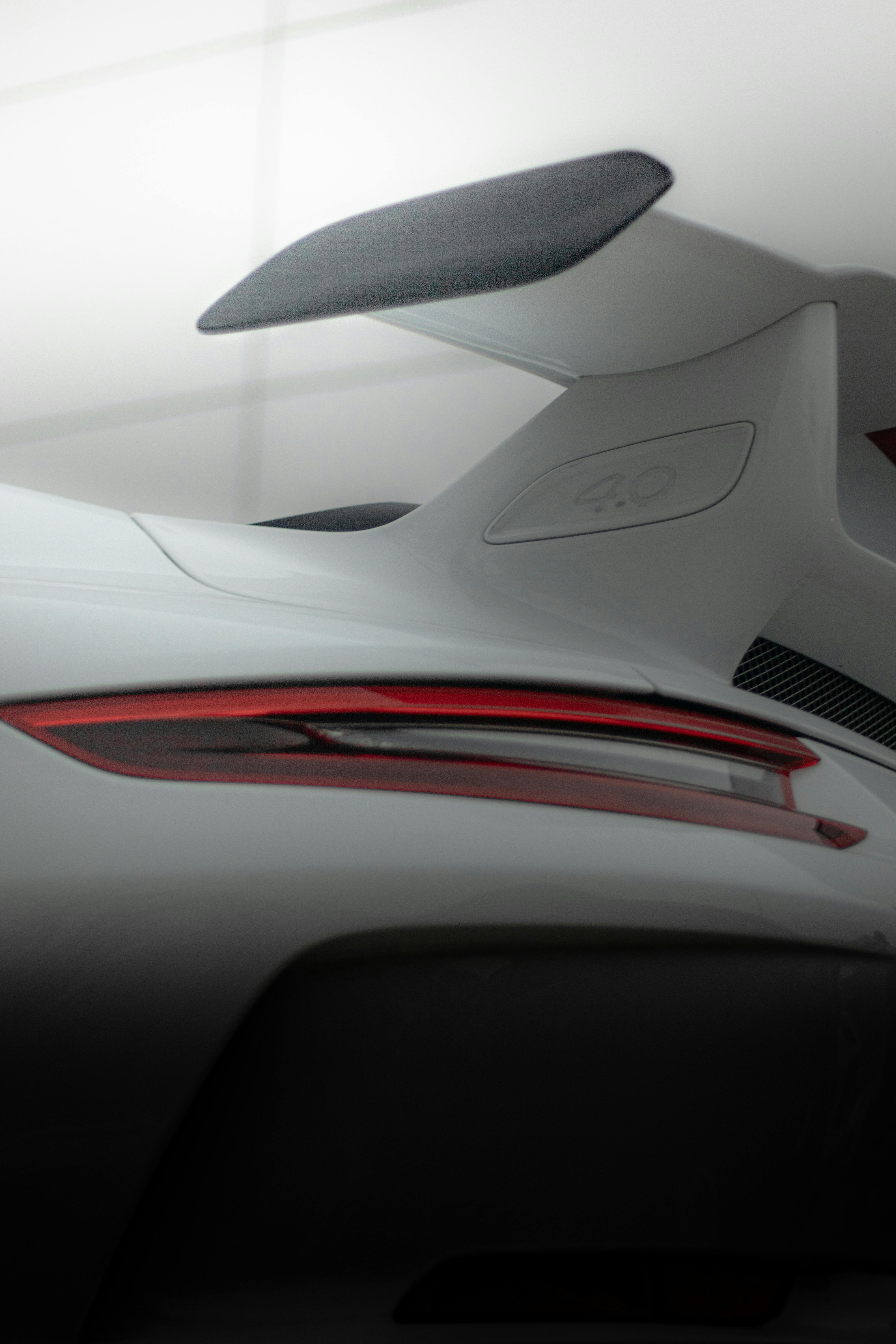 Close-up of the Back of a Modern Sports Car · Free Stock Photo