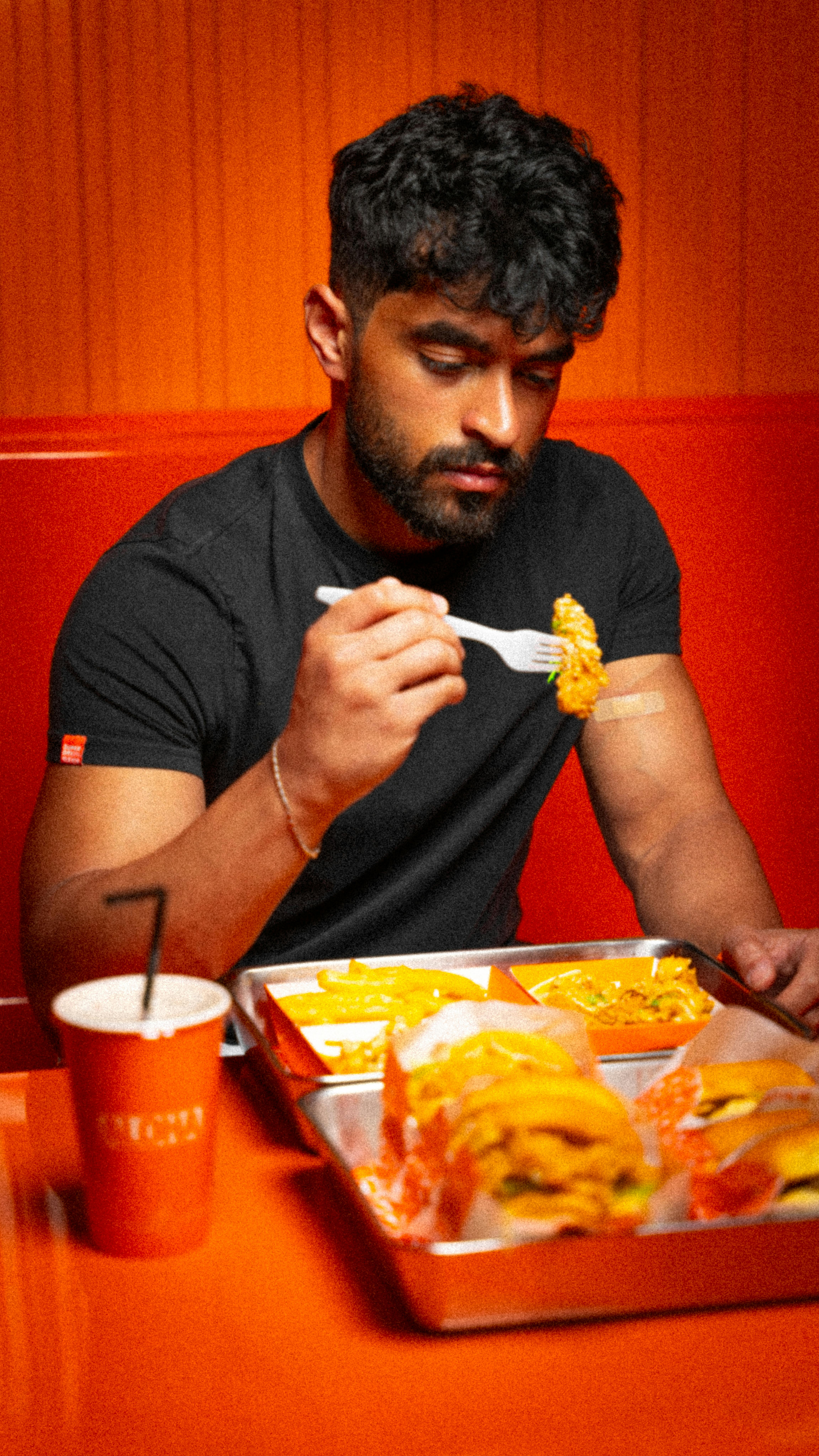 Man Eating Fast Food · Free Stock Photo