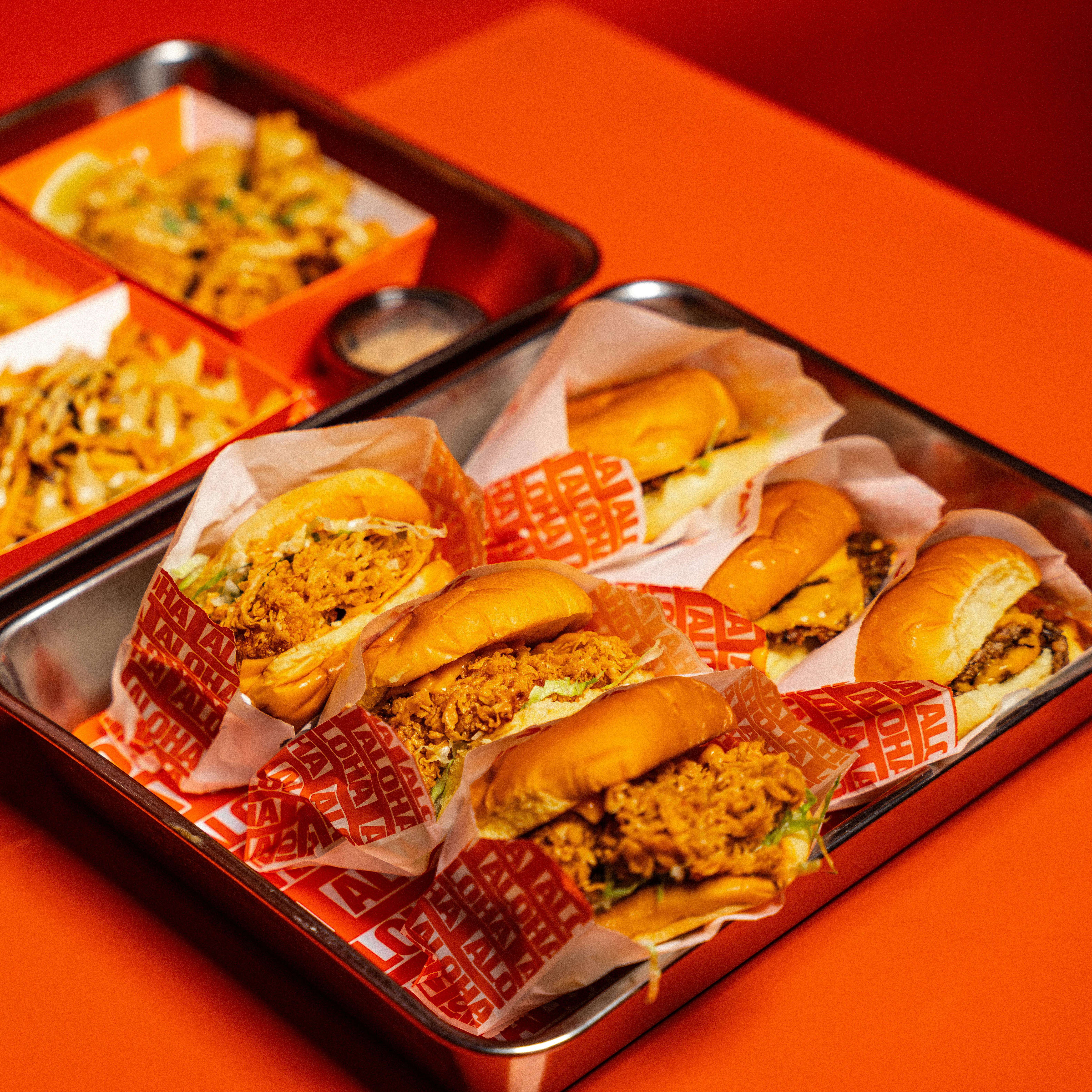 Fast Food on a Tray · Free Stock Photo