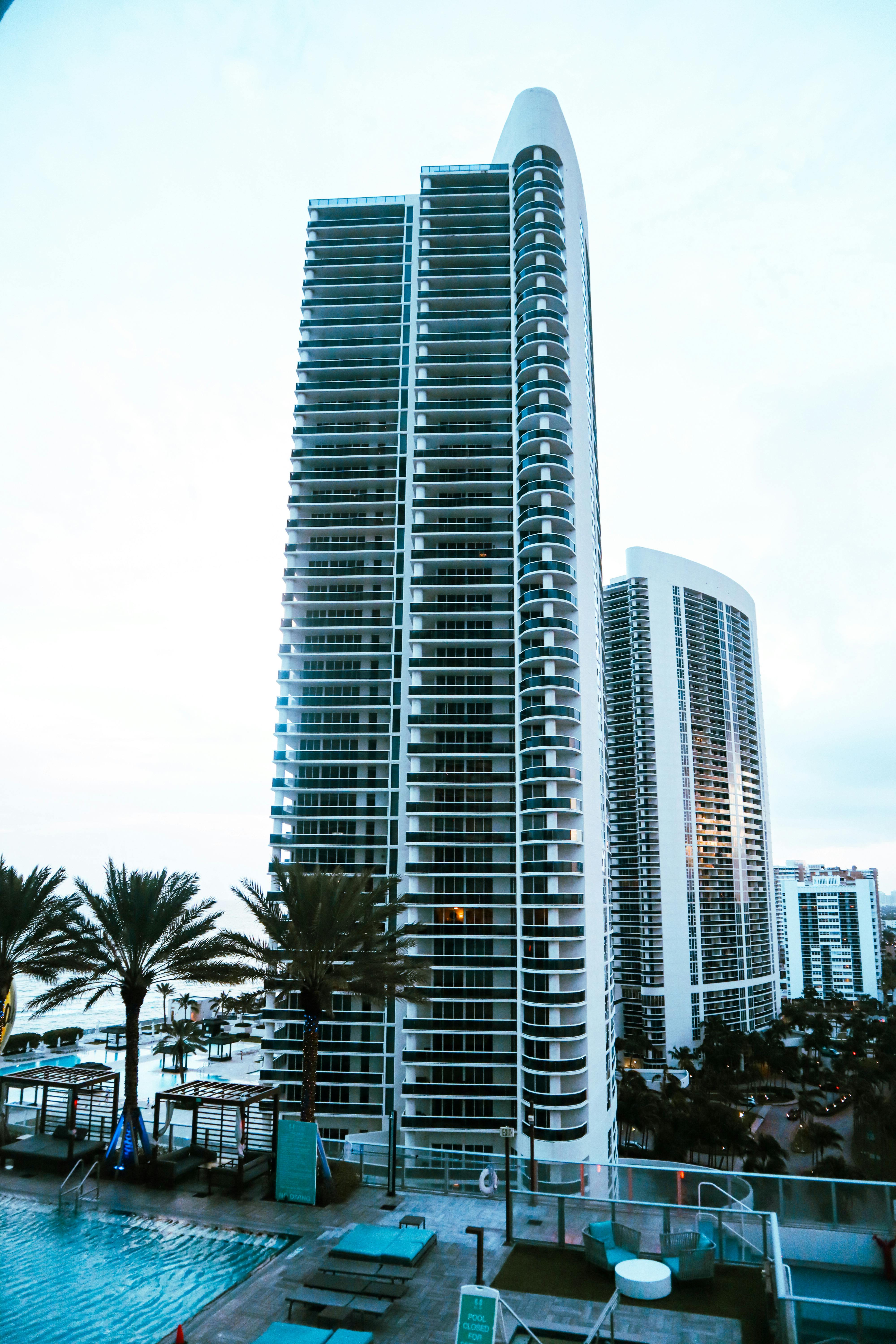 Residential Skyscraper in Miami · Free Stock Photo