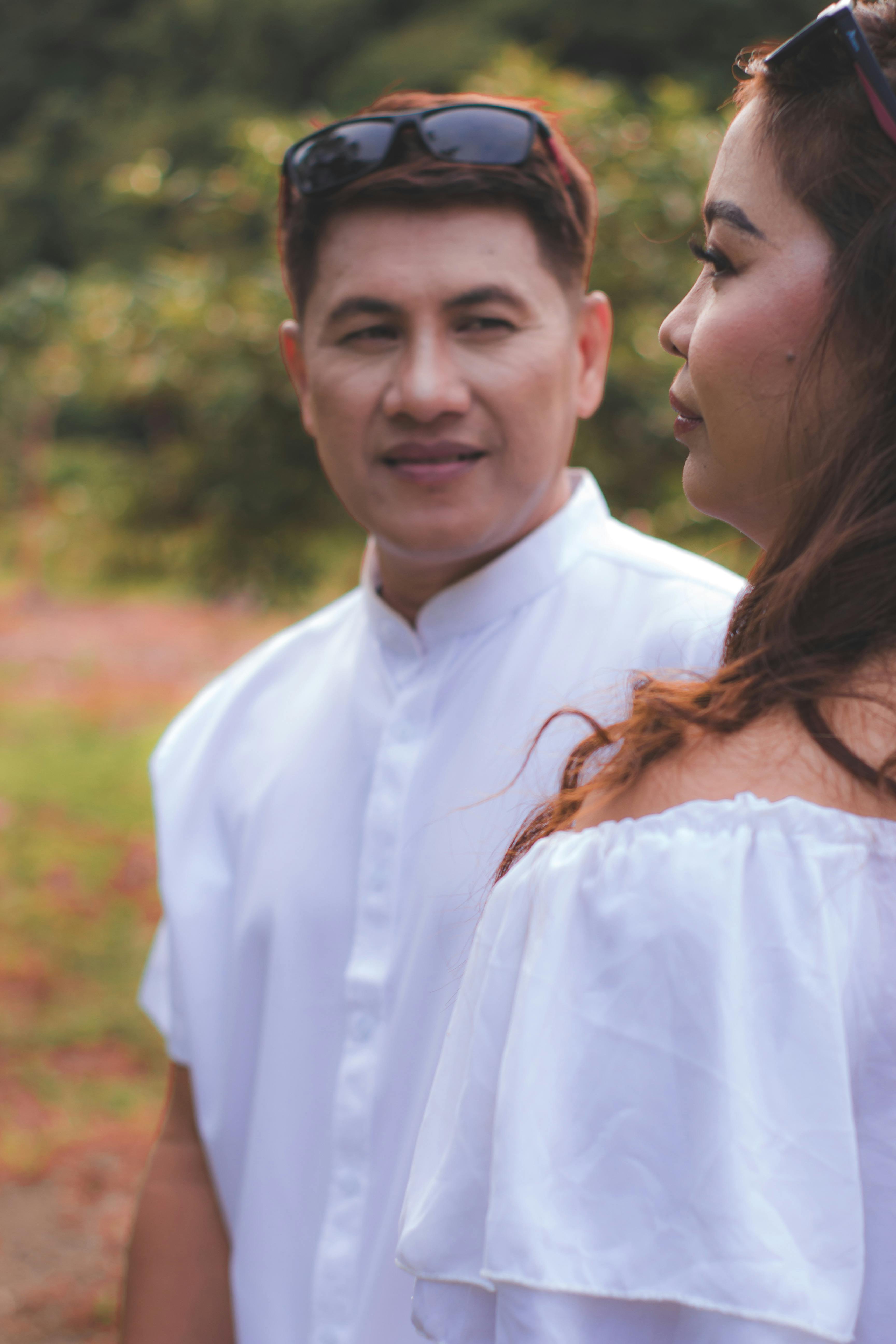 Two People Standing Outdoors · Free Stock Photo