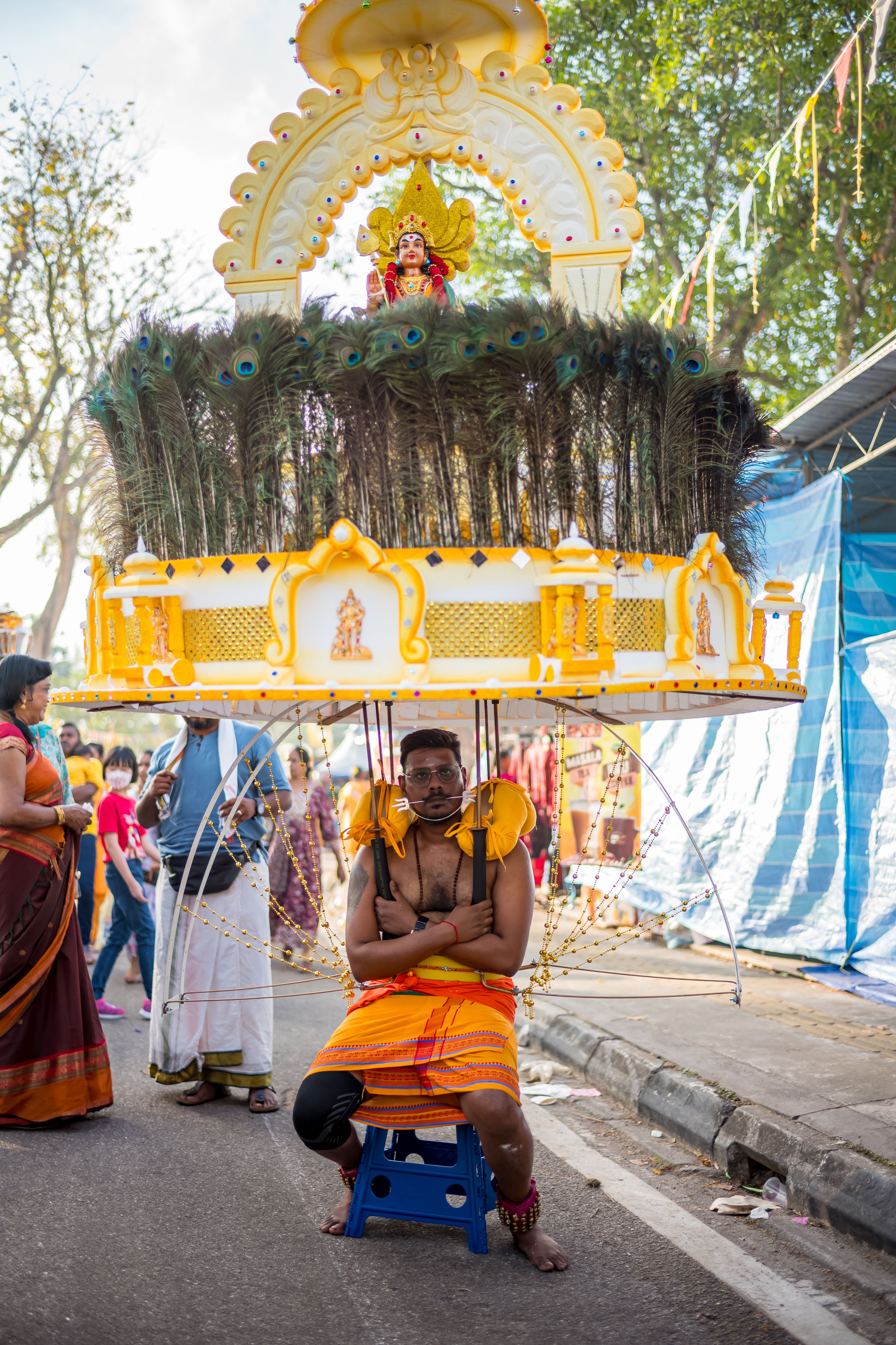 Monk on a Street Parade · Free Stock Photo