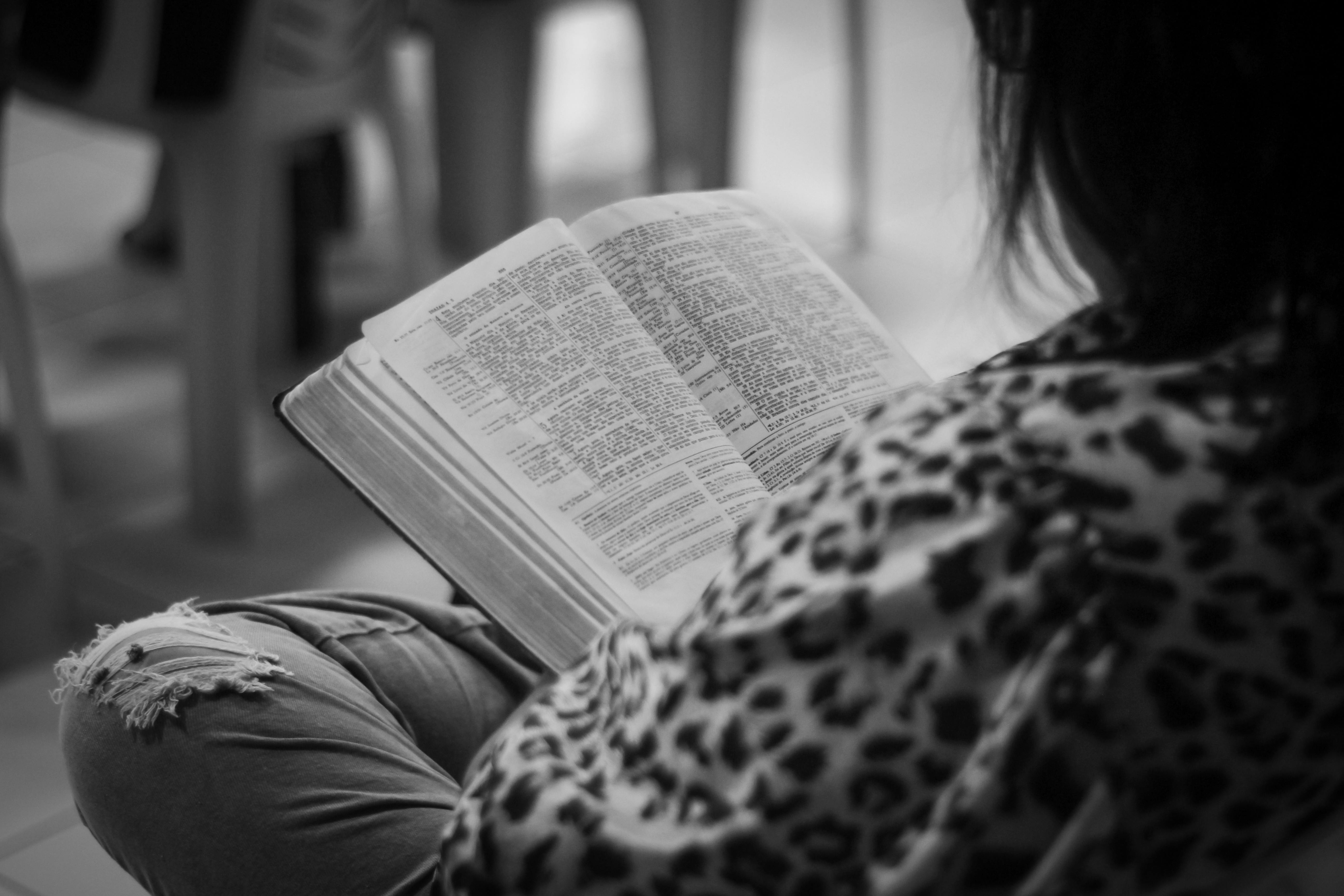 Woman Reading Bible · Free Stock Photo