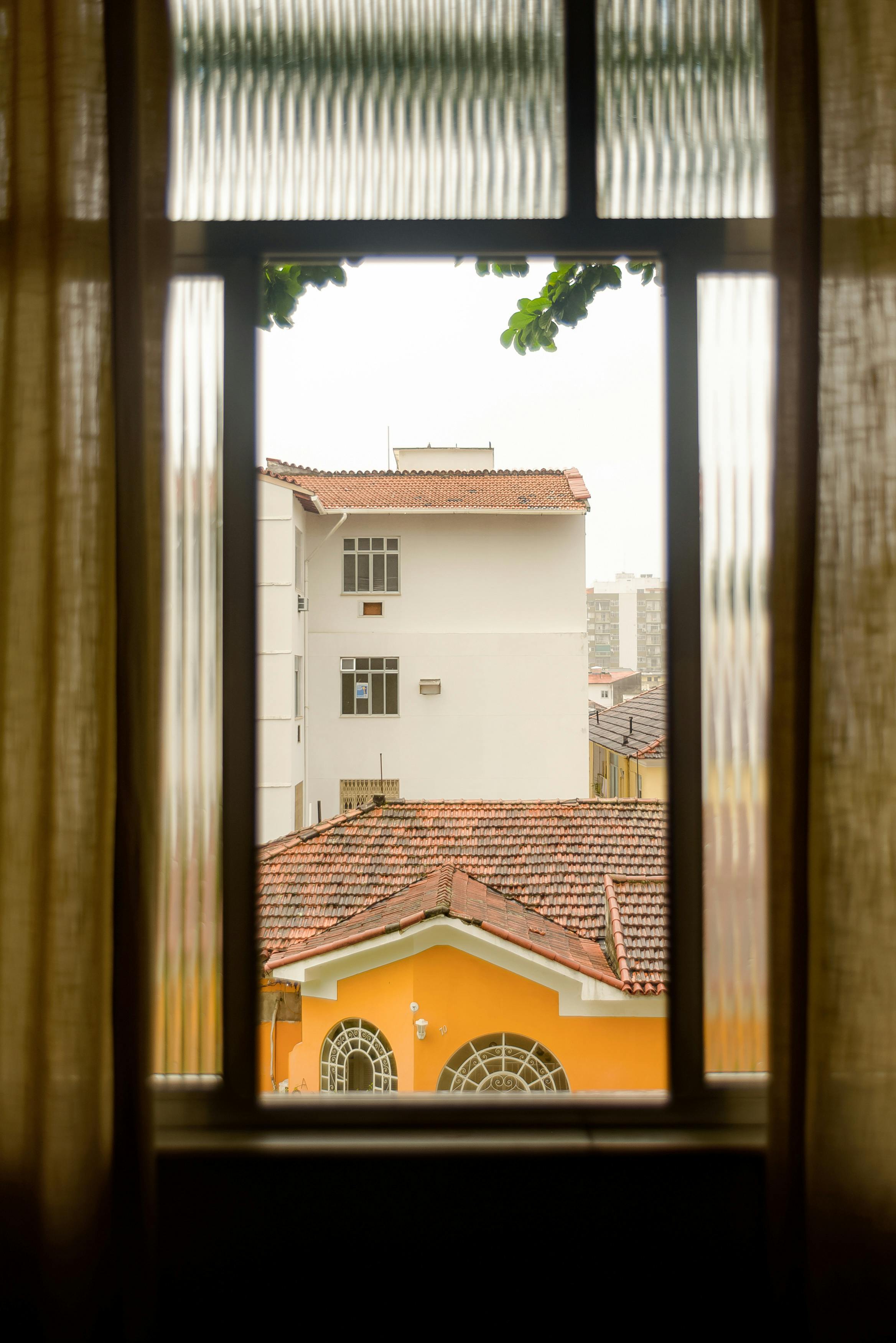 Rooftops Seen from Window · Free Stock Photo