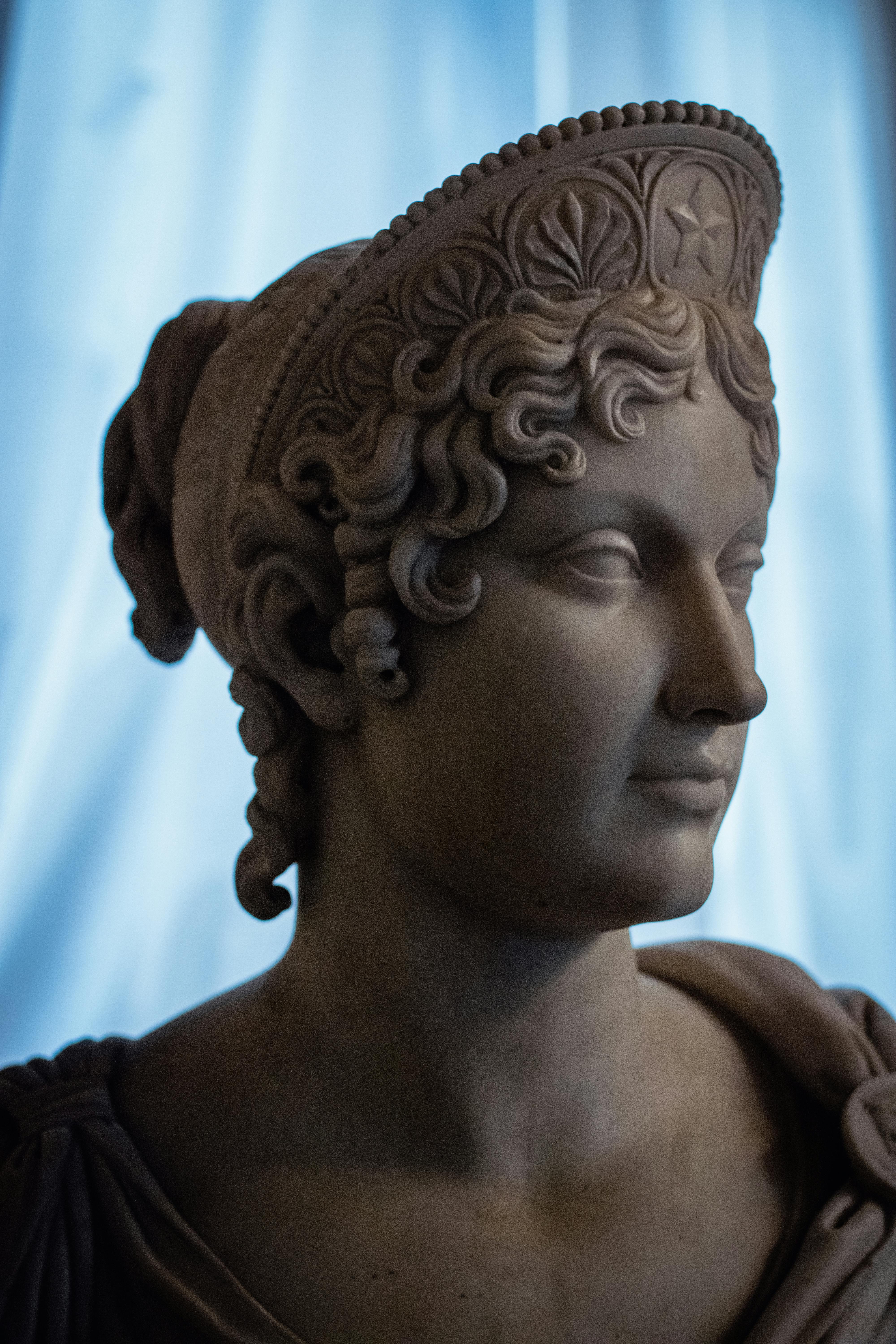 Elegant Classical Marble Sculpture Portrait · Free Stock Photo