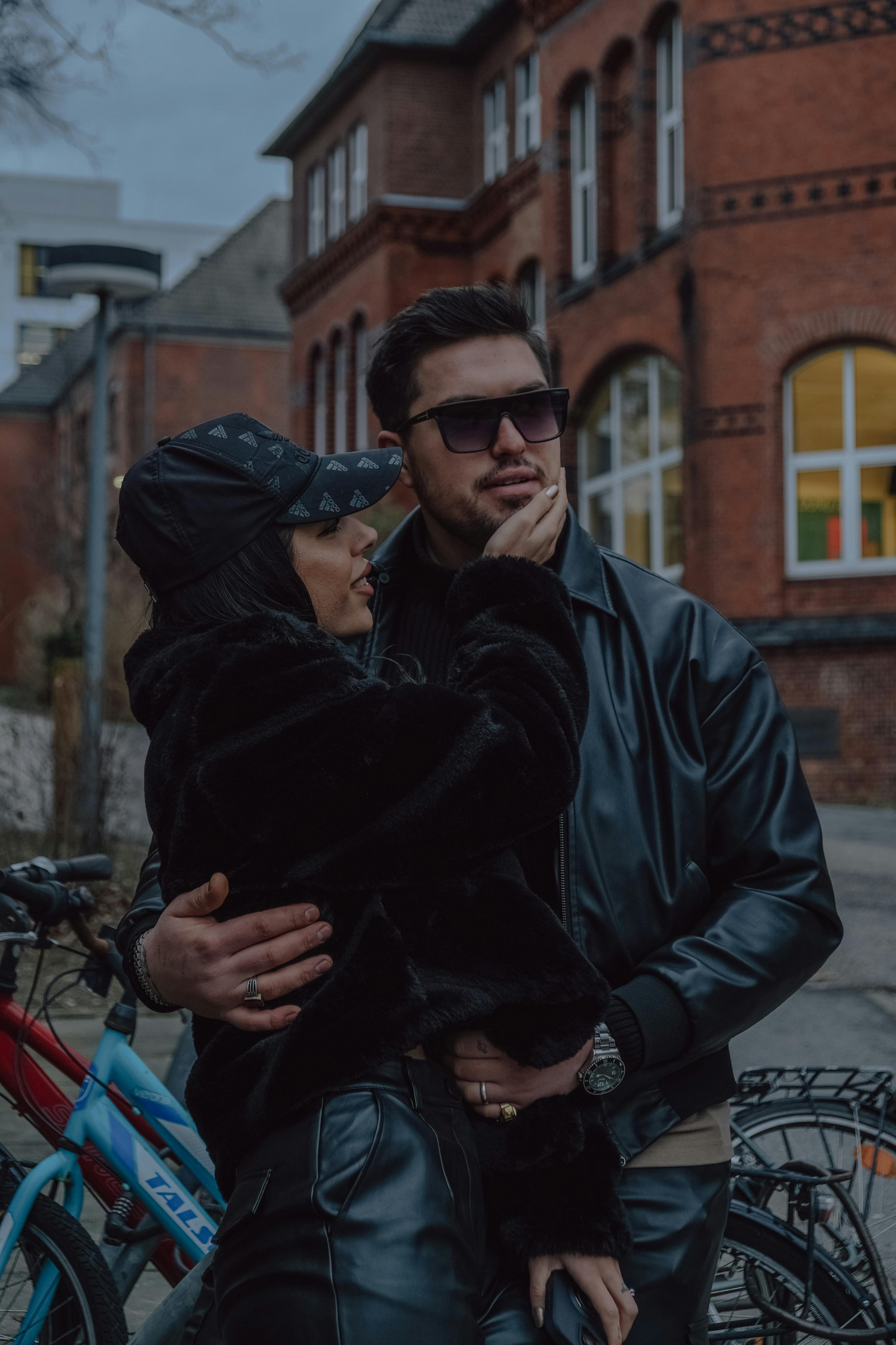 Woman Touching Her Boyfriend Face · Free Stock Photo