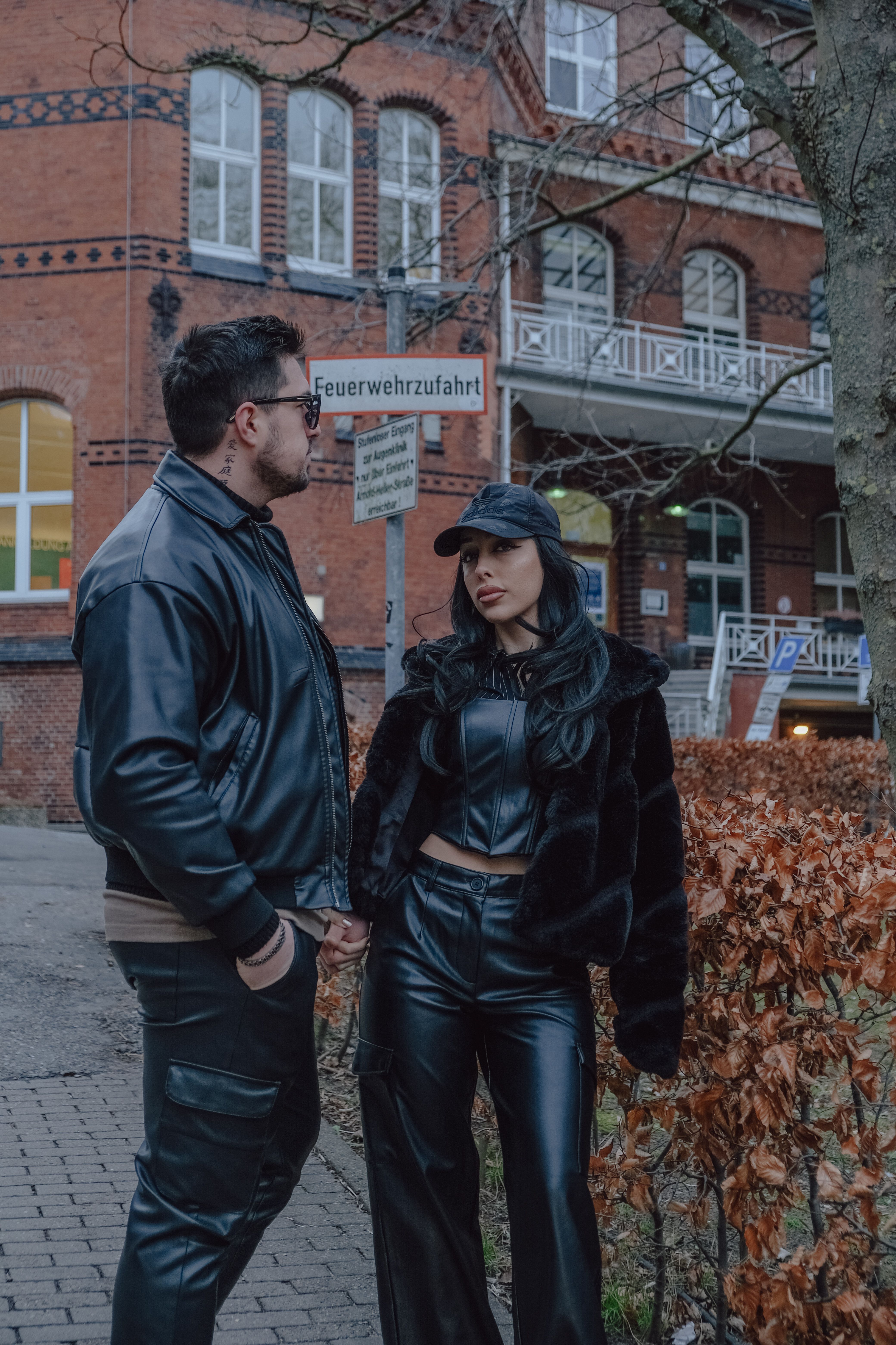 Models Posing in Leather · Free Stock Photo
