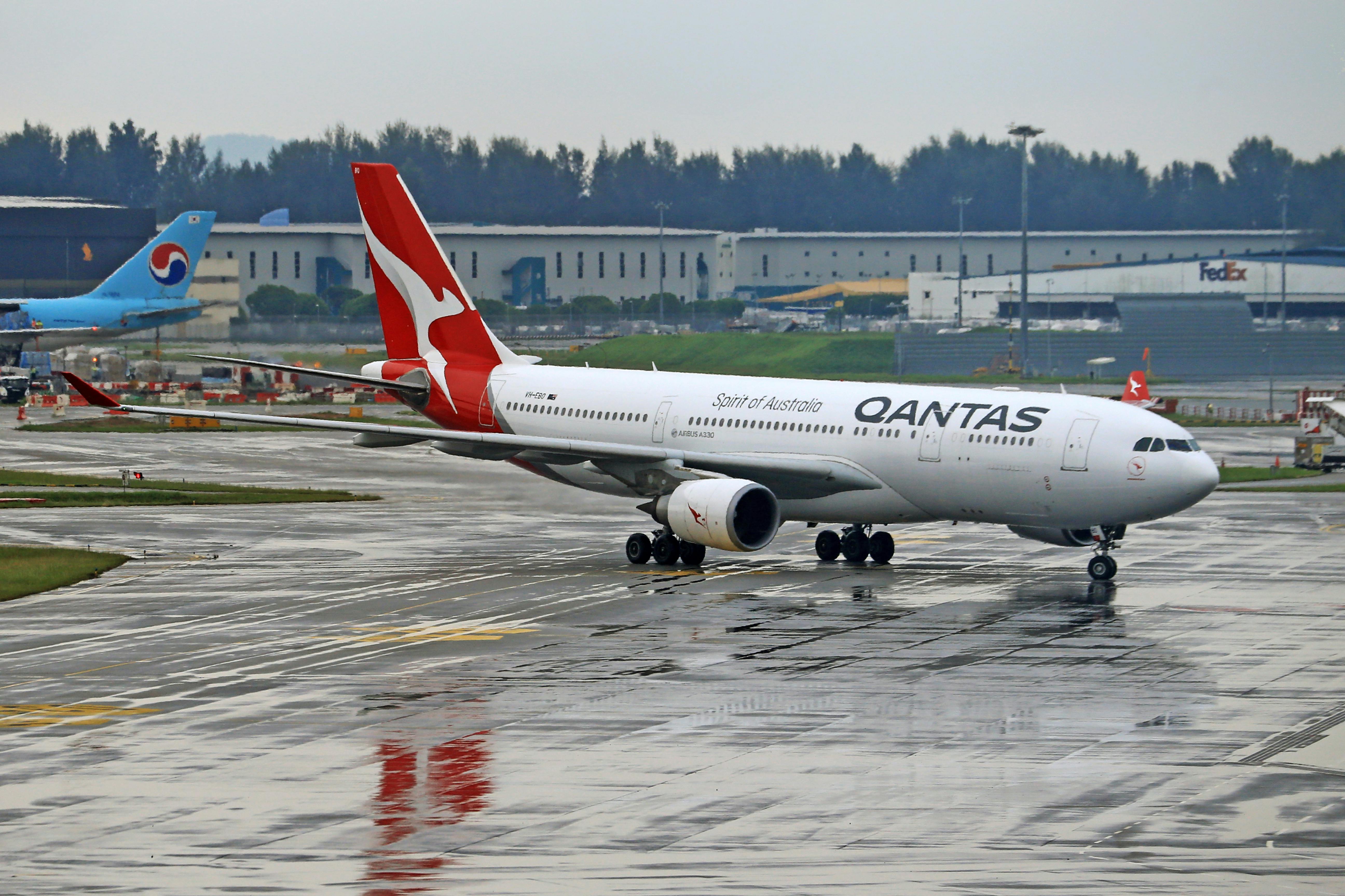 Australian Airplane on Runway · Free Stock Photo