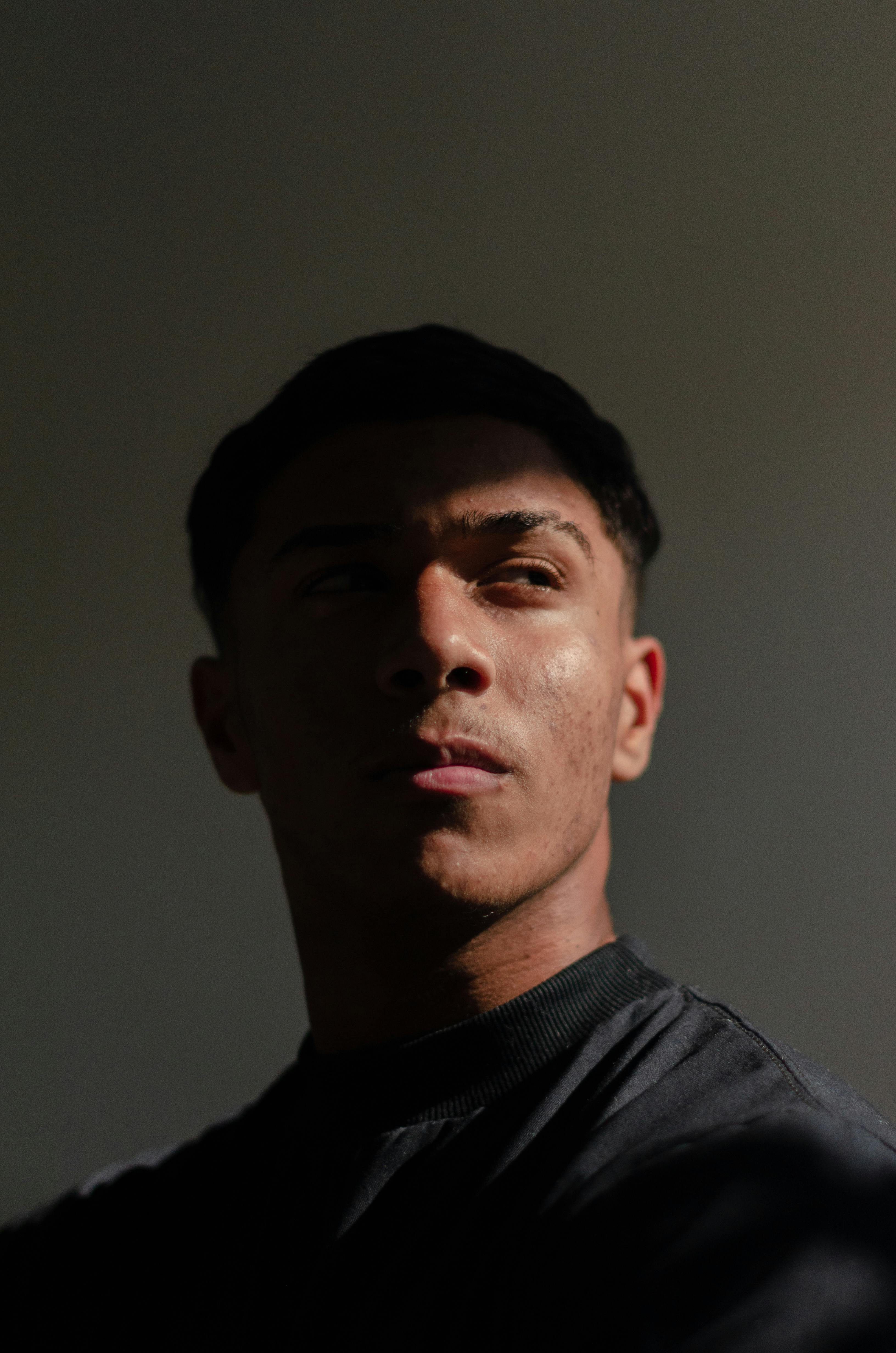 Grayscale Portrait Photography of Man · Free Stock Photo