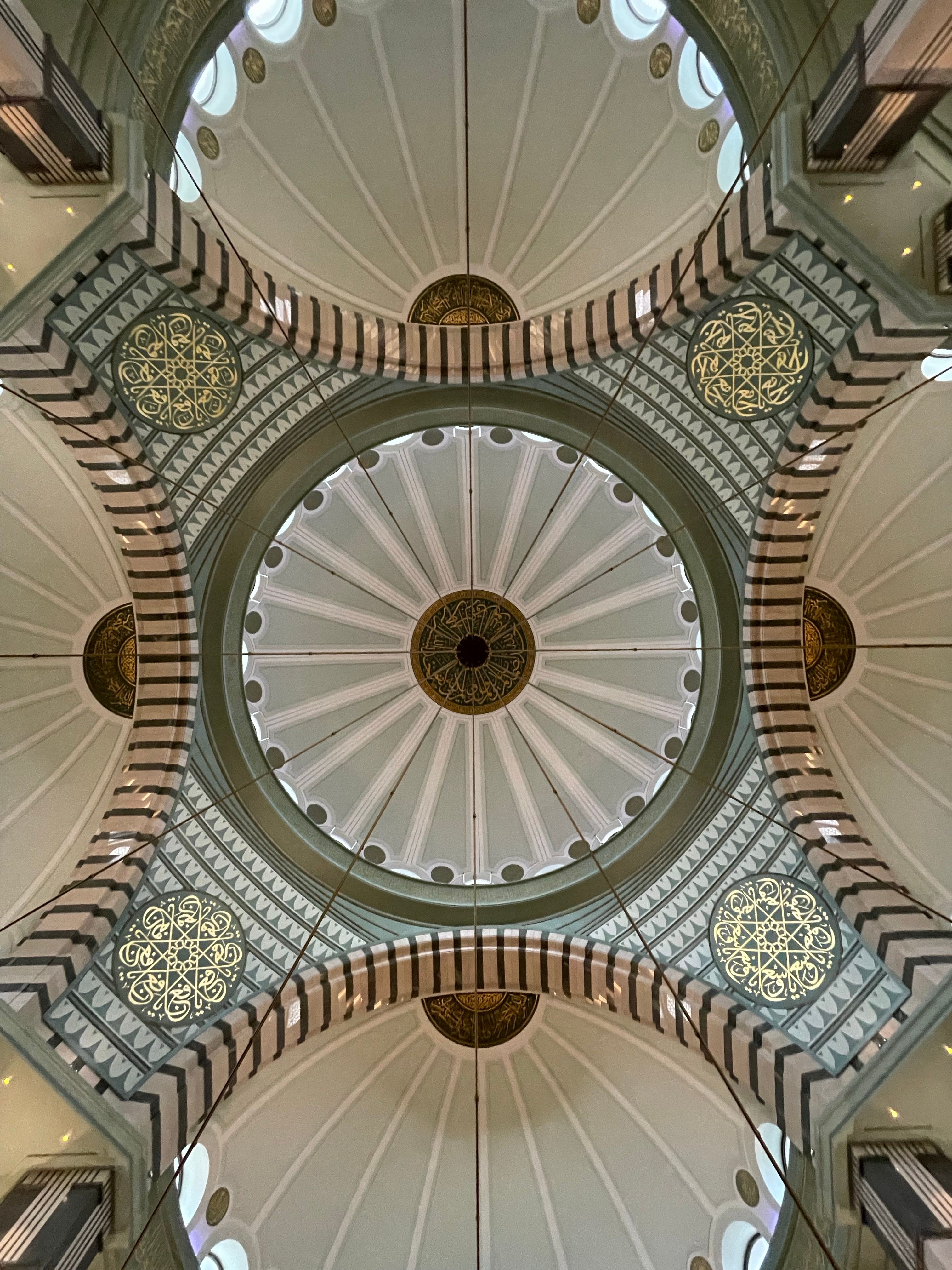 Ceiling of the Bestepe Millet Camii Mosque · Free Stock Photo
