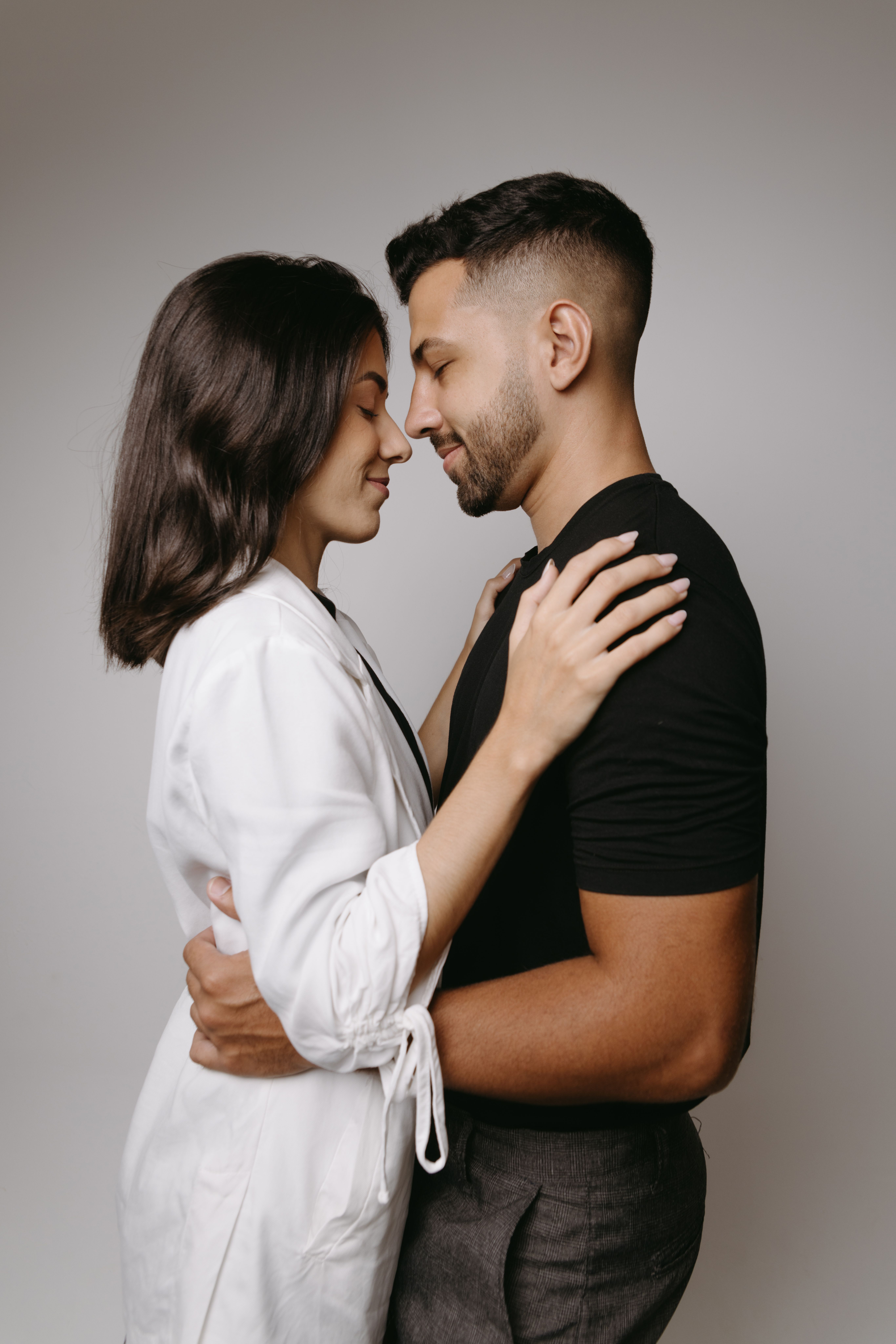 Portrait of Hugging Couple · Free Stock Photo