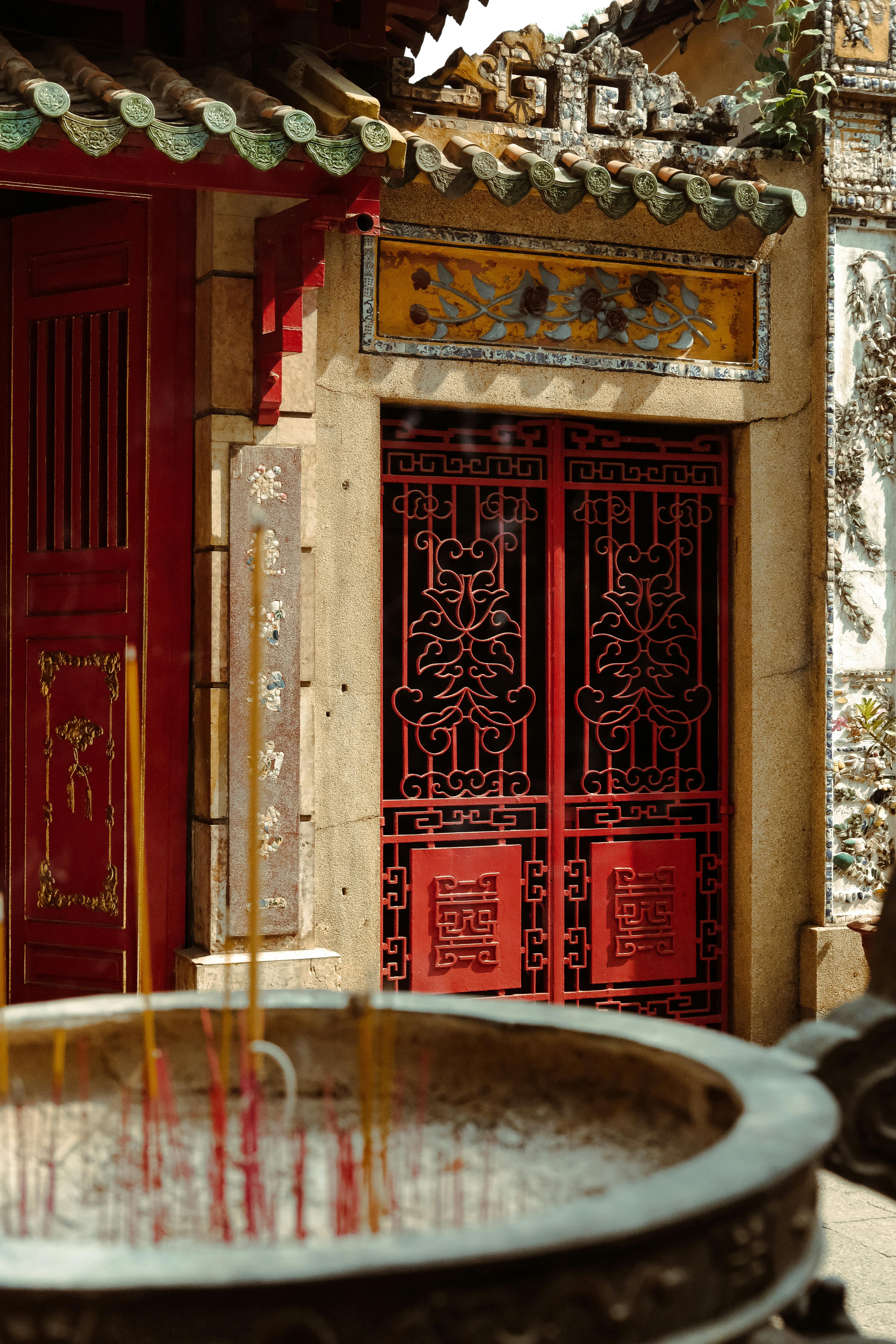 Buddhist Temple Wall · Free Stock Photo