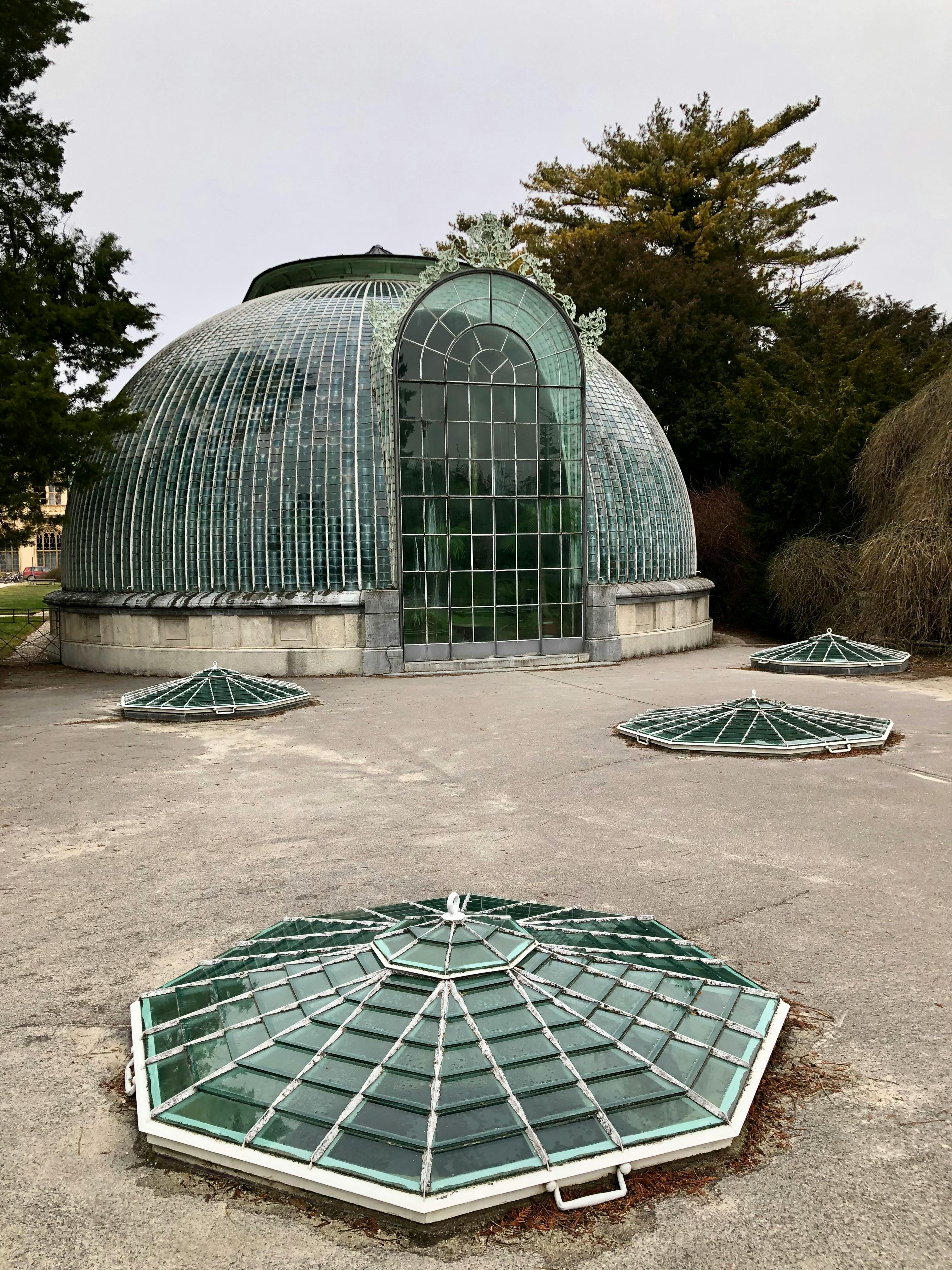Glass Building in Park at Lednice Castle in Czech Republic · Free Stock ...