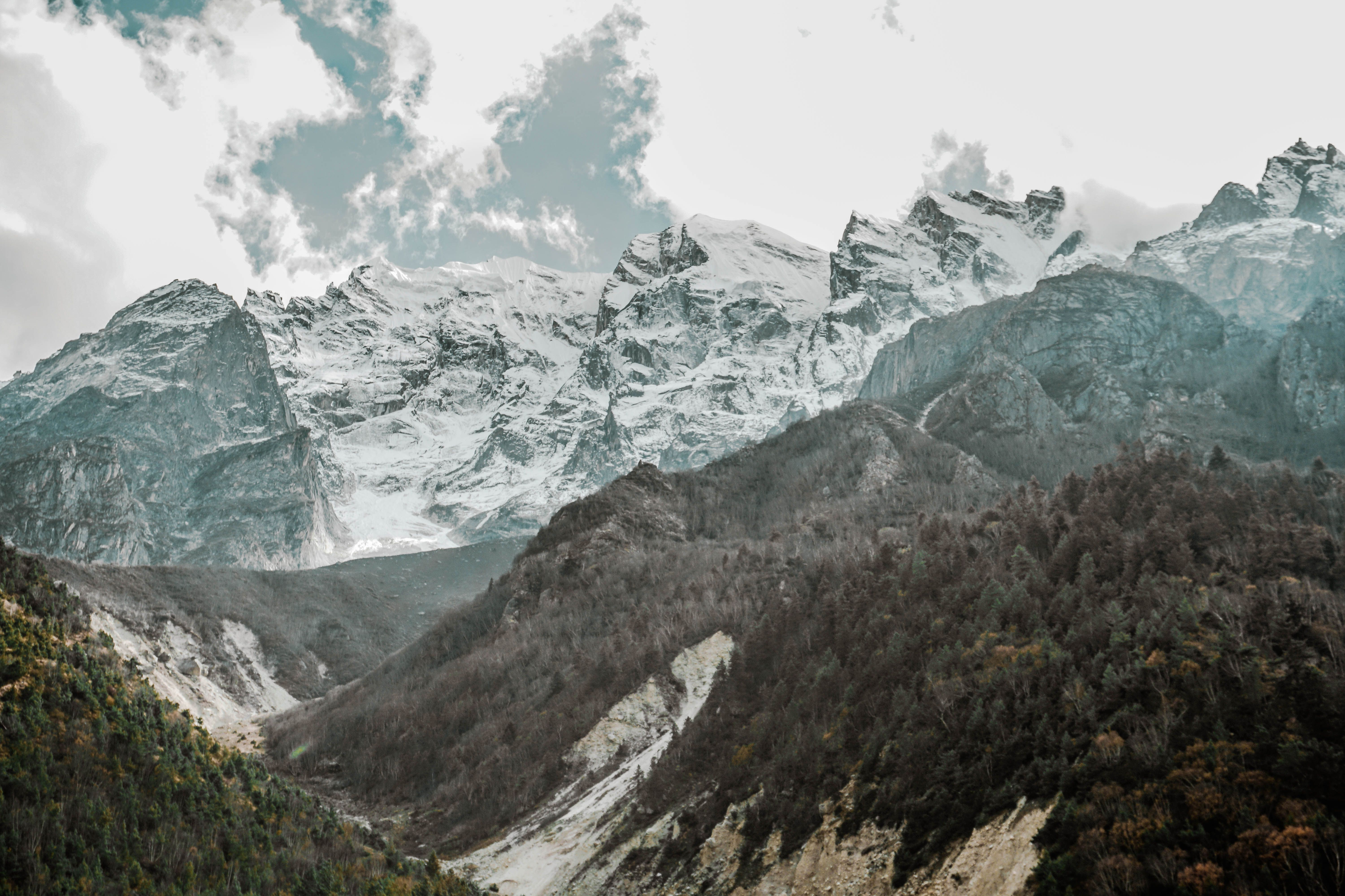 White and Gray Mountains · Free Stock Photo