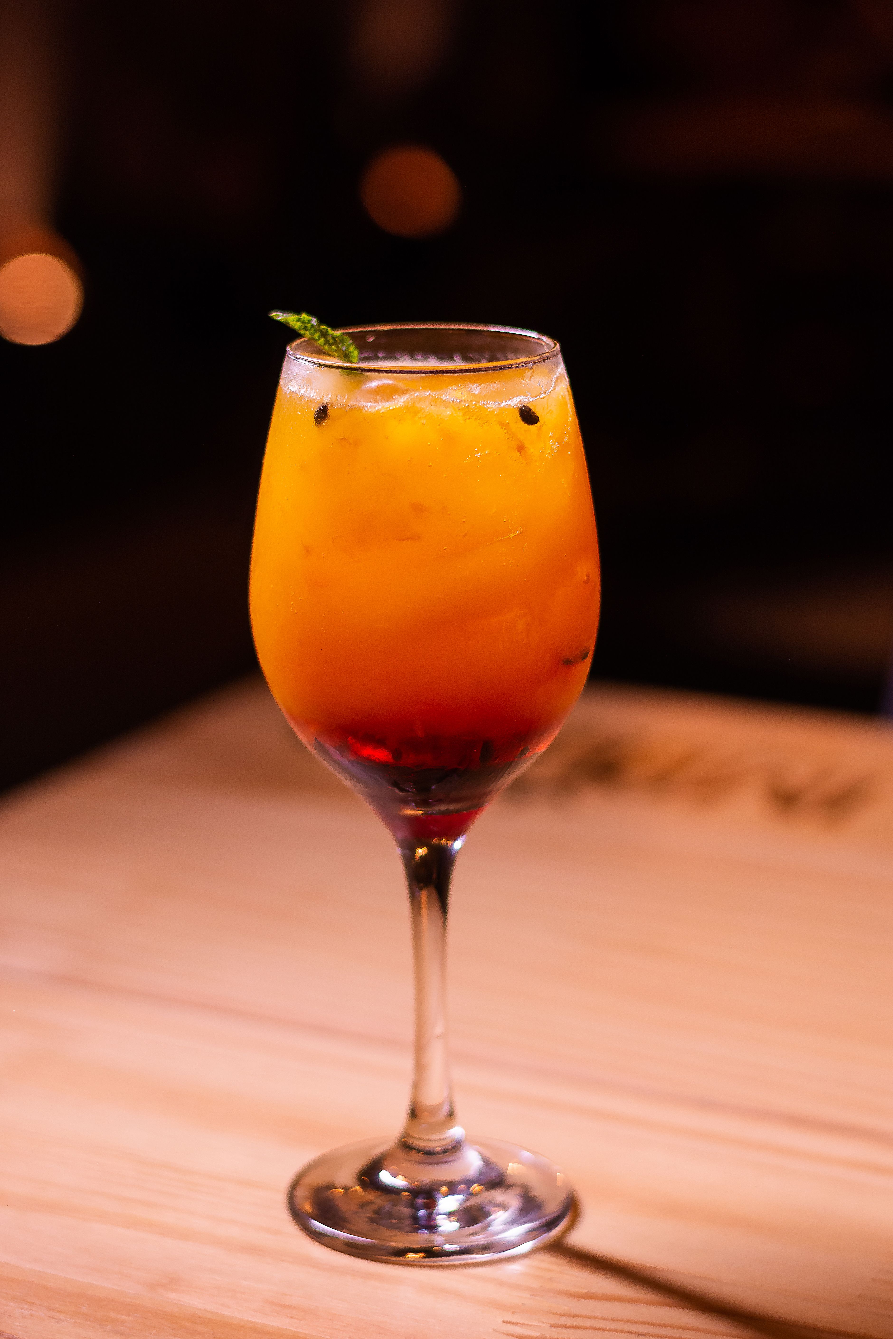Close-up of a Cocktail Standing on a Table · Free Stock Photo