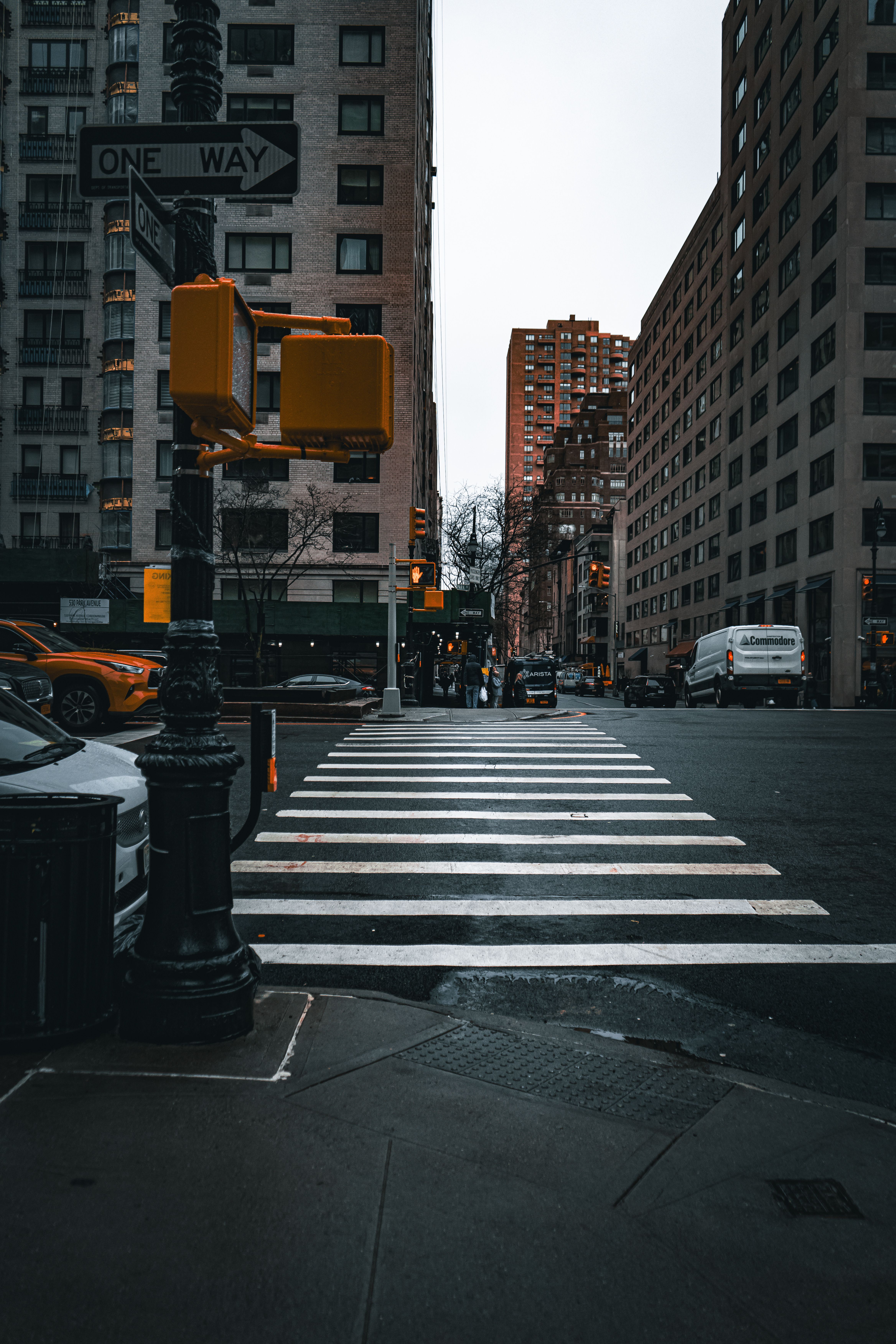 Road Intersection with a Crosswalk · Free Stock Photo