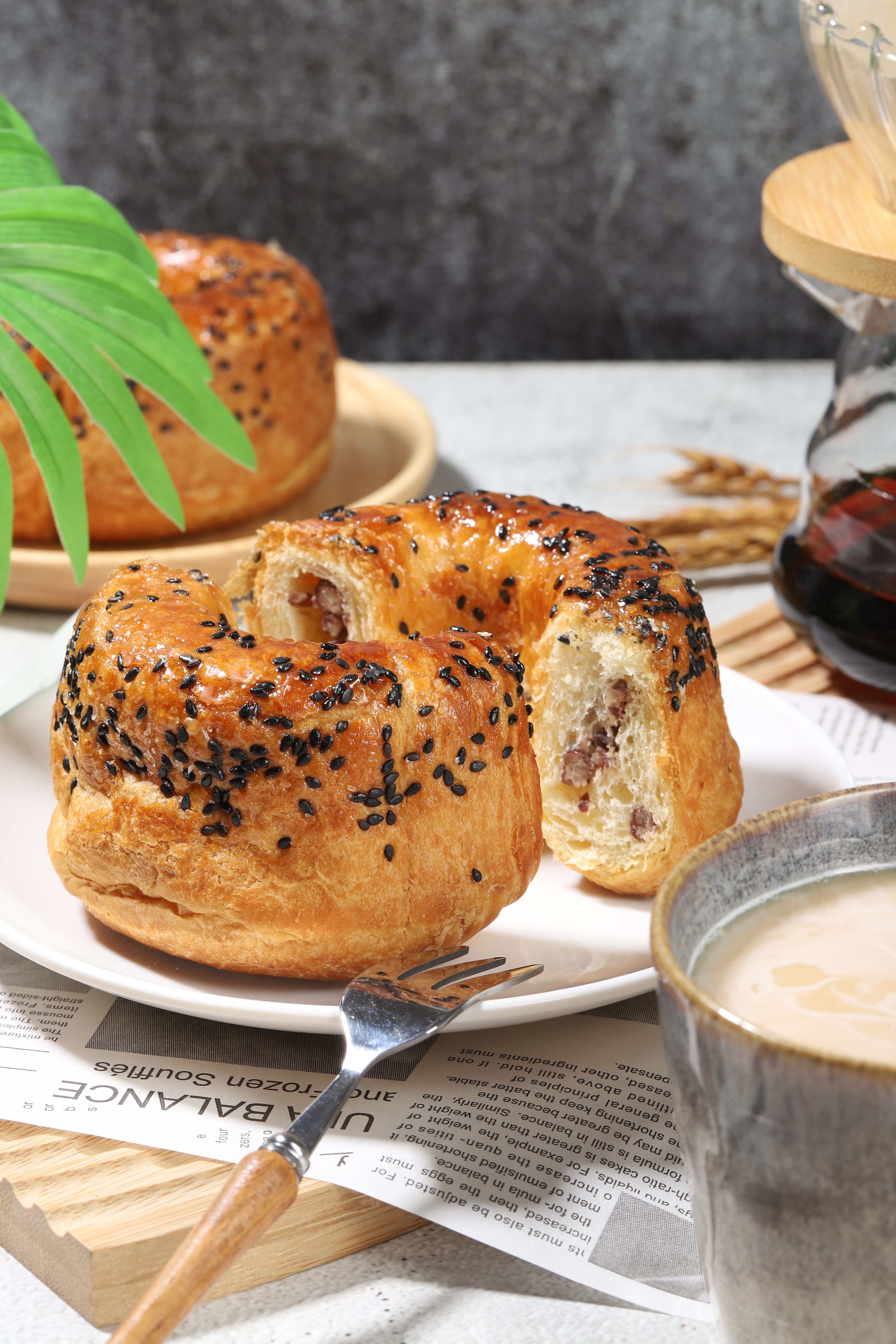 Bagels and a Cup of Coffee on a Table · Free Stock Photo
